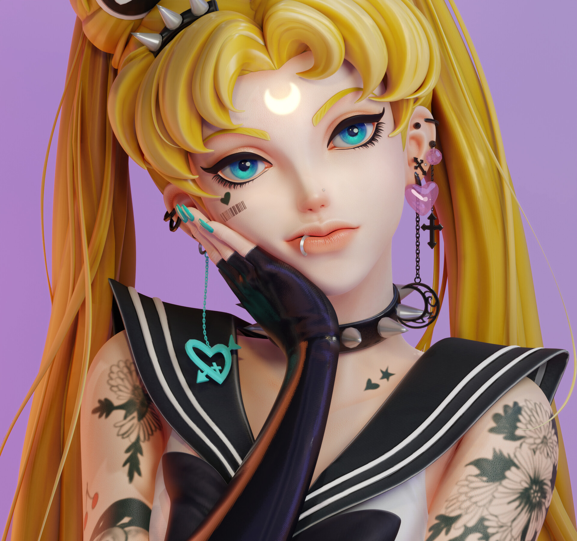 ArtStation - #13 Study Sailormoon