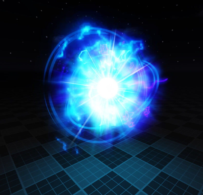 ArtStation - Blue Charge-Up Effect