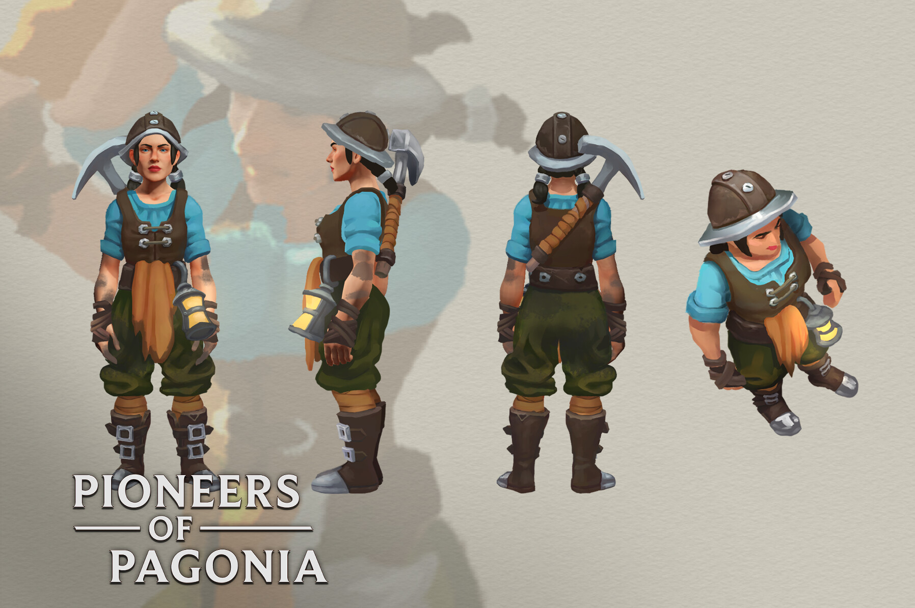 ArtStation - Miner - Pioneers of Pagonia