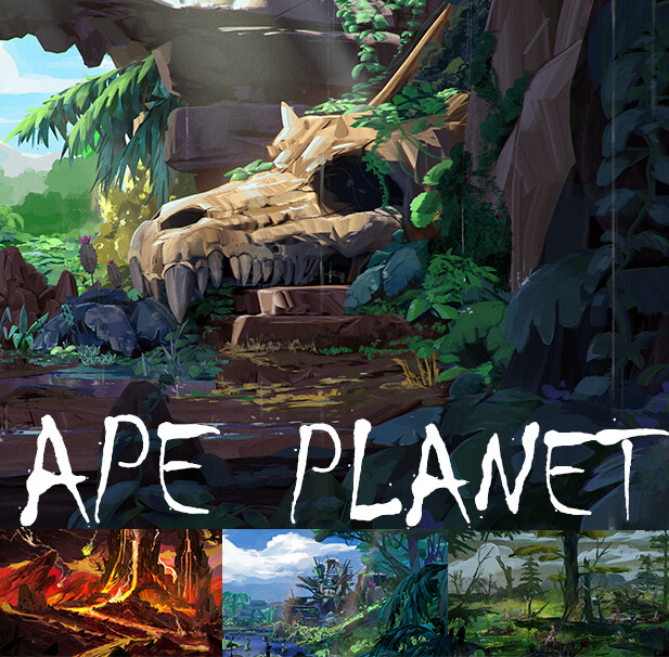 ArtStation - Ape planet
