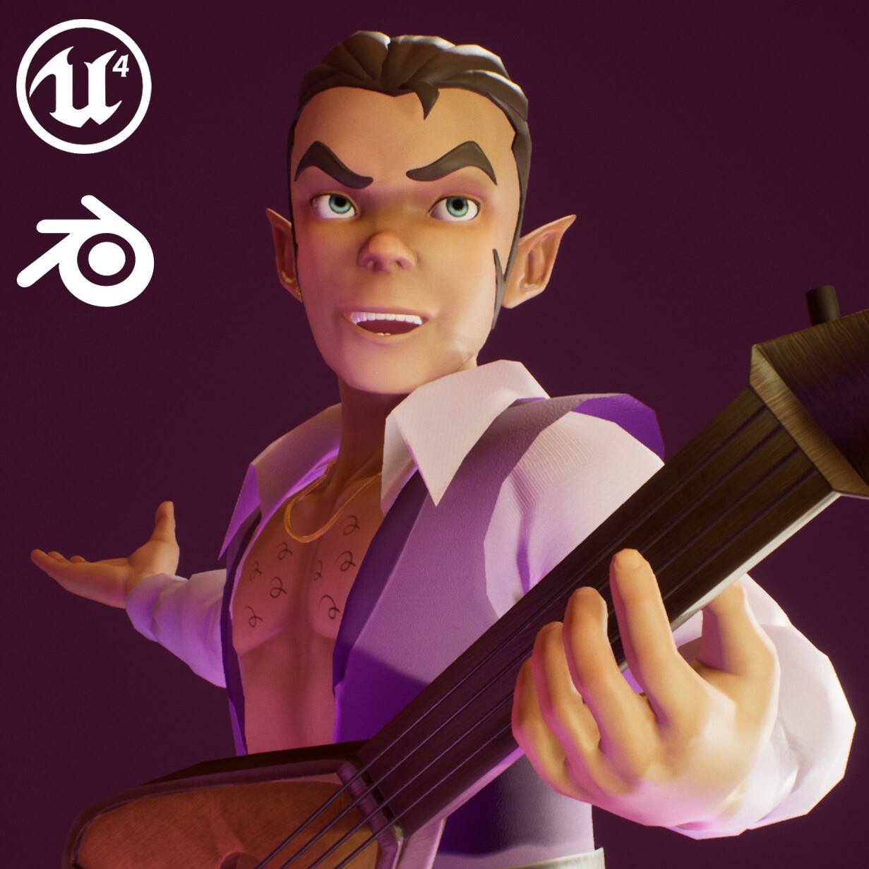 ArtStation - Scanlan - Vox machina fanart