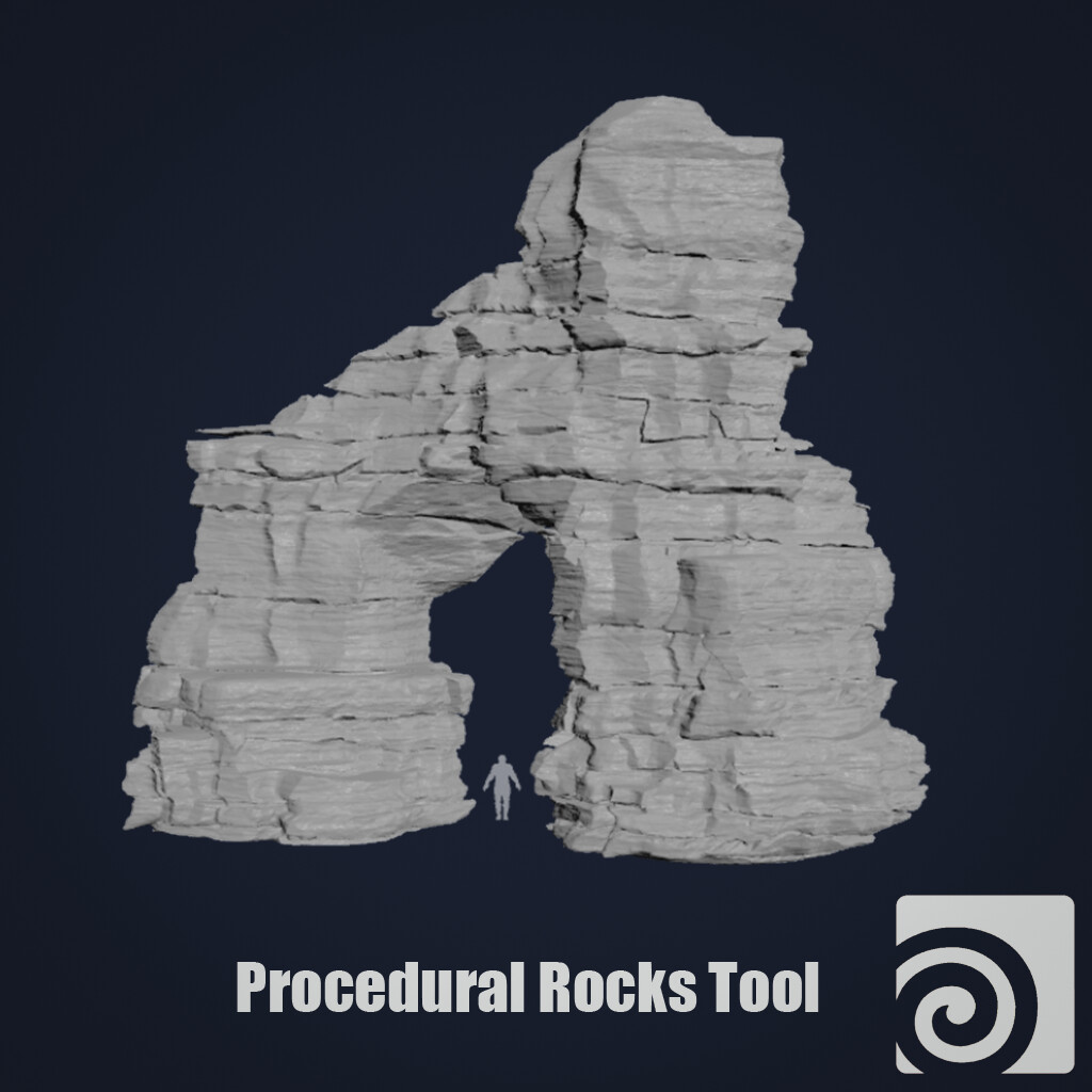 ArtStation - Houdini Procedural Rocks Tool