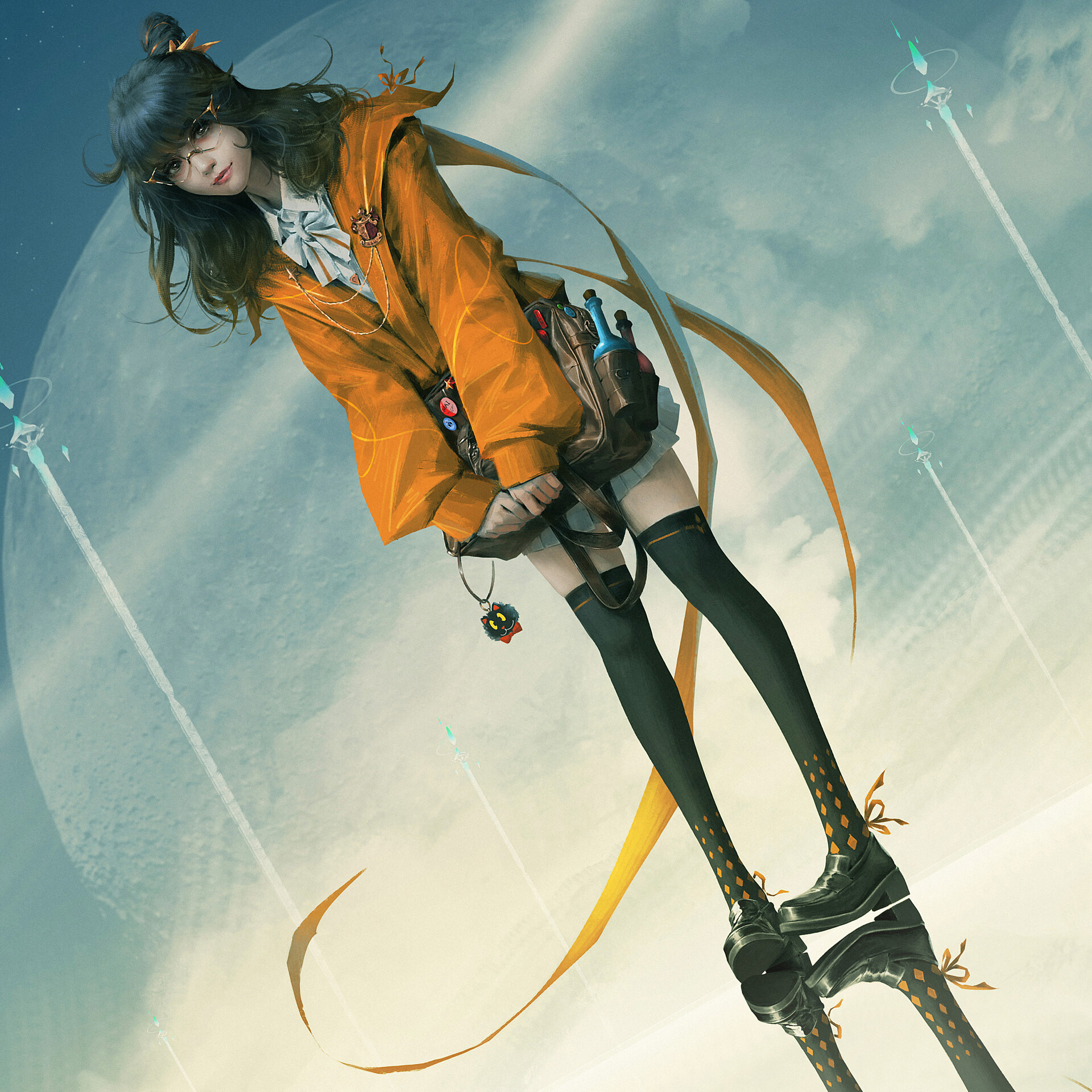 ArtStation - Freshman at the School of Magic, Alchemist Fia