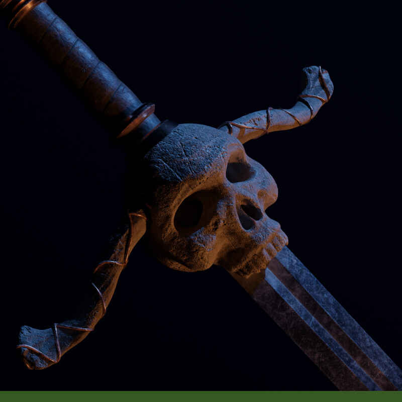 ArtStation - Skull Sword