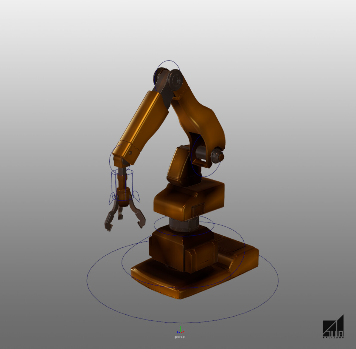 ArtStation - Robot Arm - Student Rig