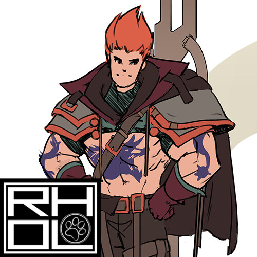 ArtStation - Blazing Warrior - outsourcing art test