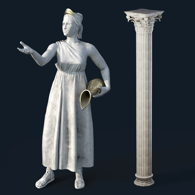 ArtStation - Temple assets and texture breakdown