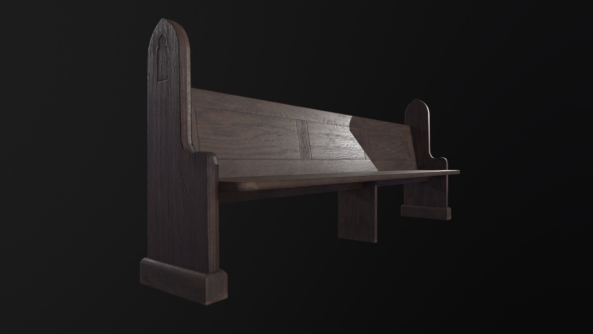 ArtStation - Church bench