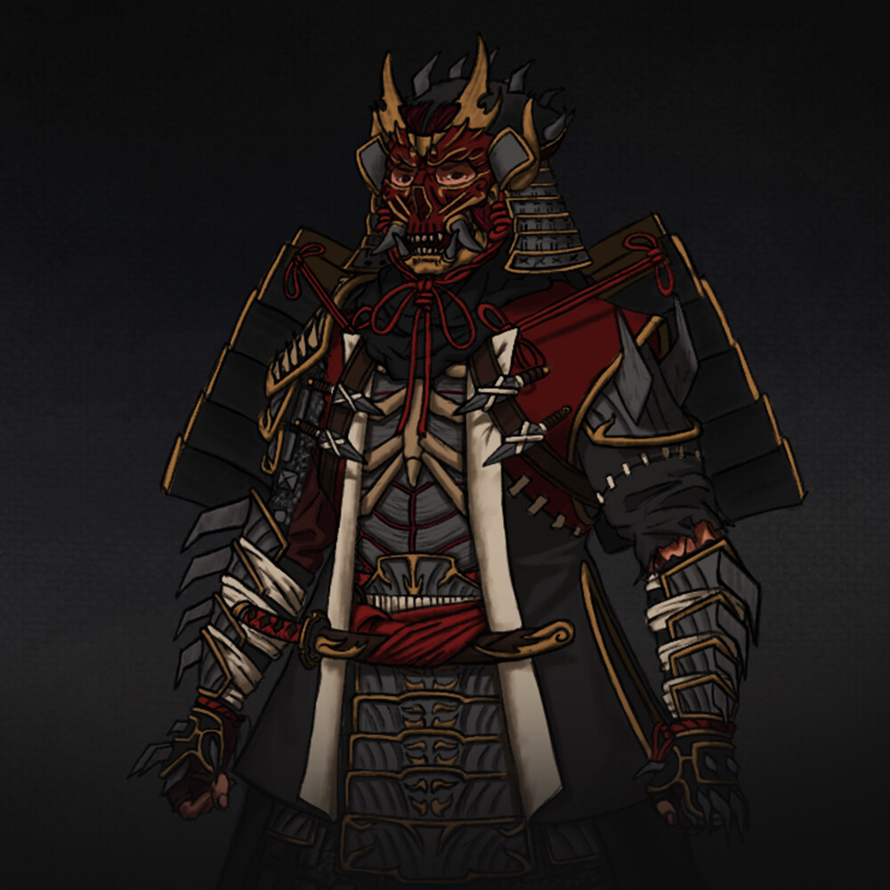 ArtStation - Samurai Class - Armour Concepts - Colour Designs