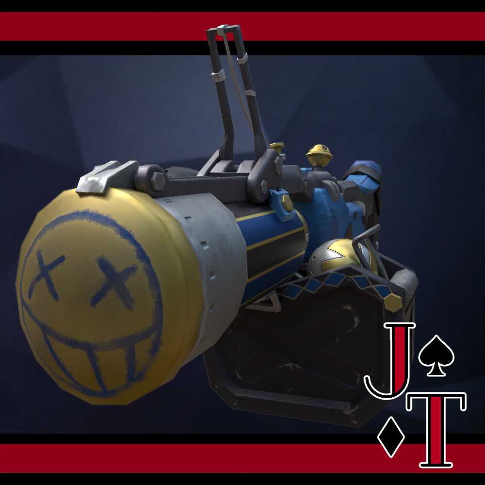 ArtStation - Junkrat Fool Skin Gun - Overwatch Fan Art