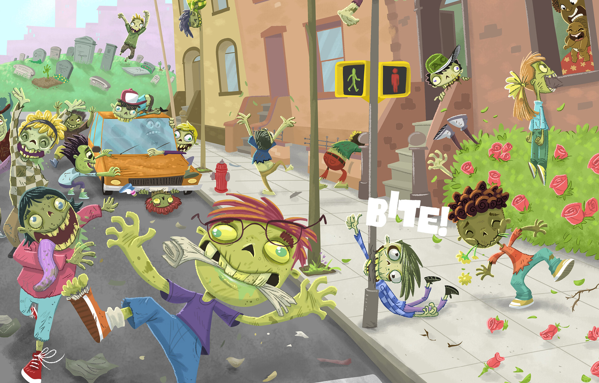 ArtStation - Spread, Zombies Shouldn't Eat Brains for Breakfast (The ...