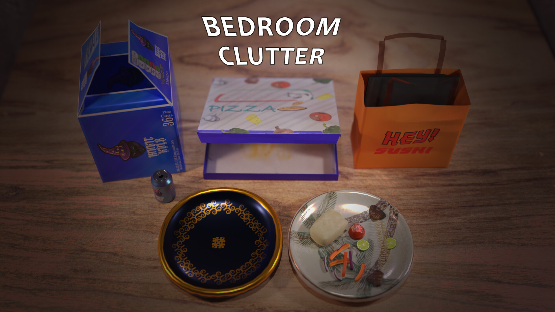 ArtStation - Bedroom Clutter
