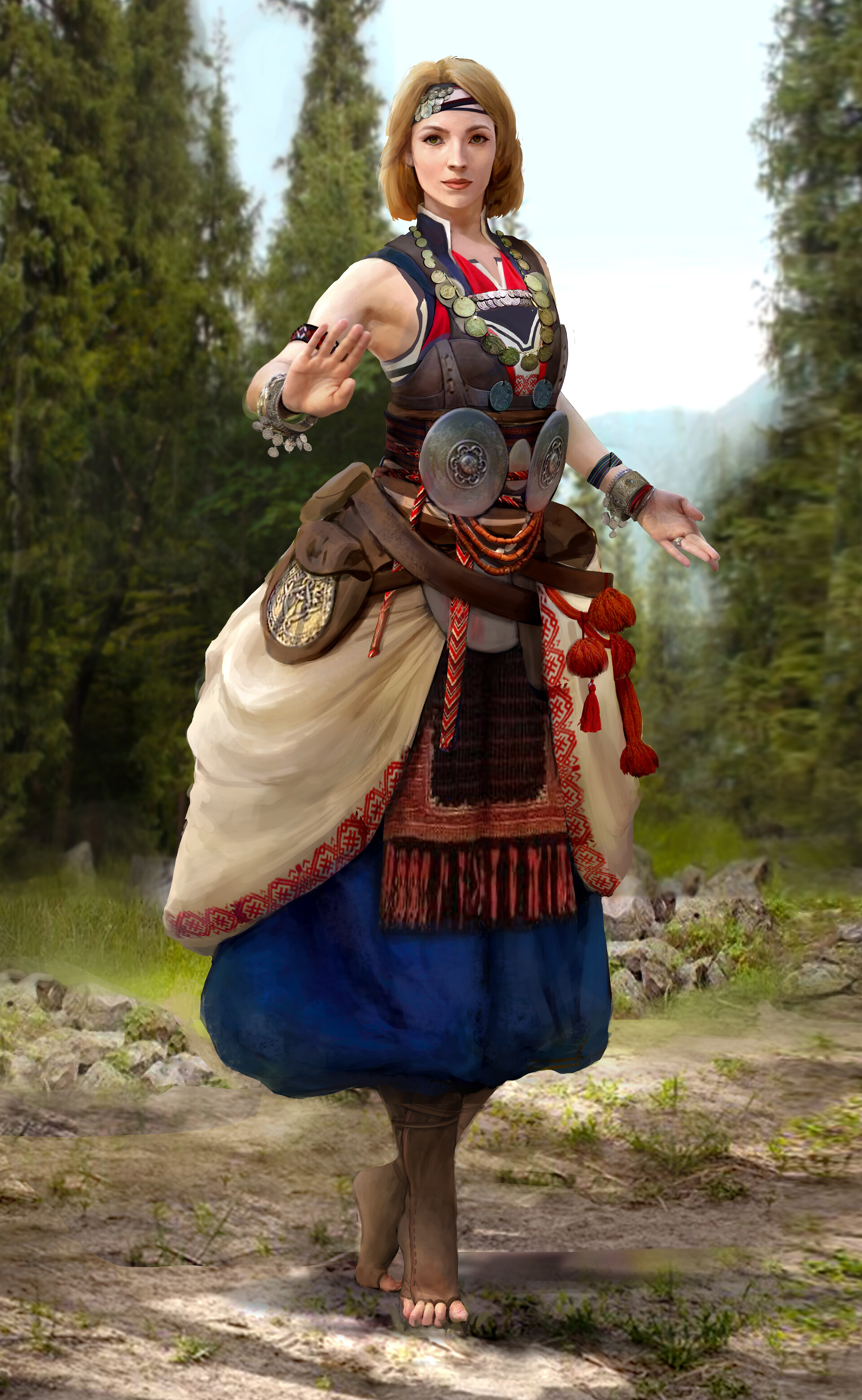 ArtStation - Faye from 'the song of promise' (personal project)