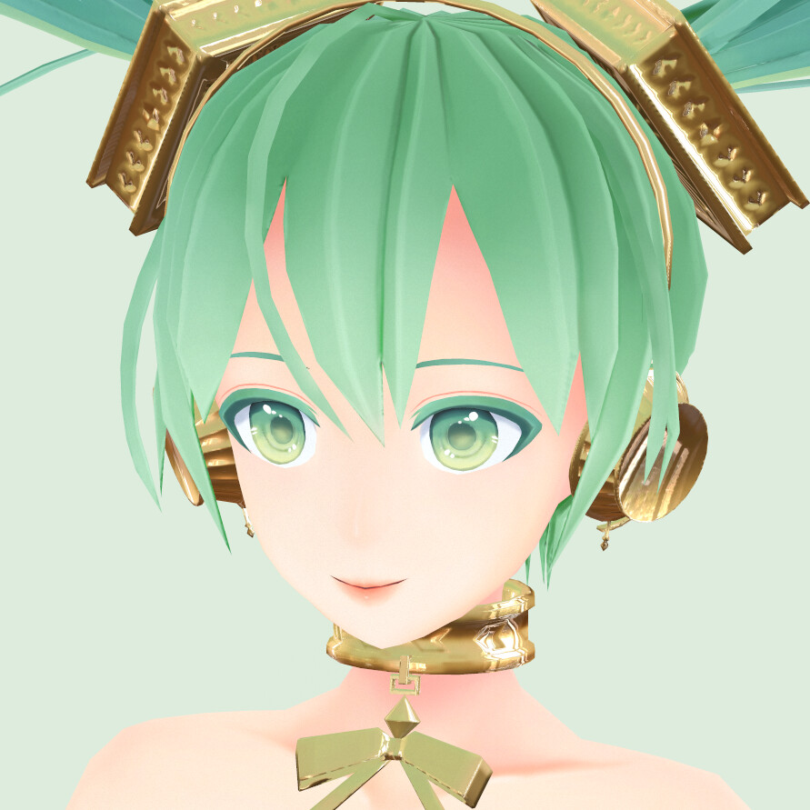 ArtStation - Hatsune Miku Symphony Handpainted 3D Fan Art