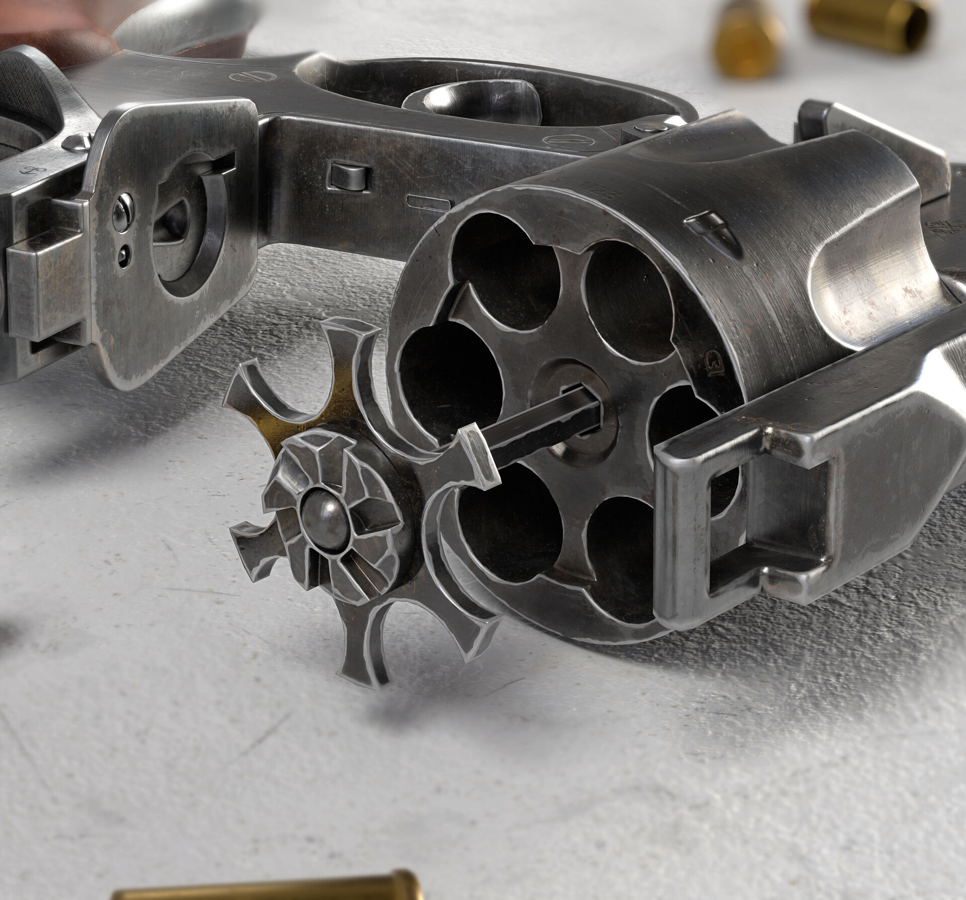 ArtStation - Enfield Revolver Nº2 Mk II