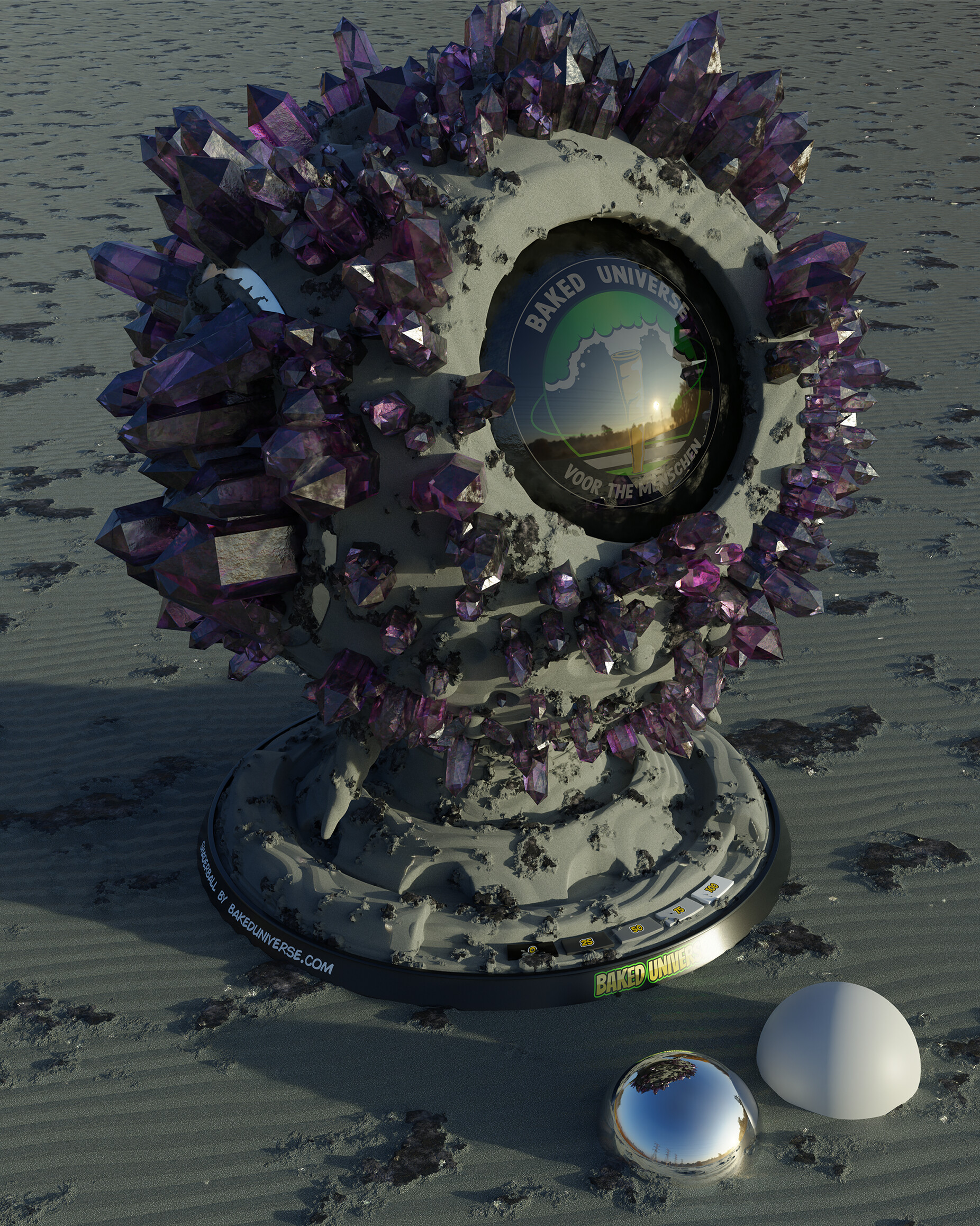 ArtStation - Custom Shaderball and Materials