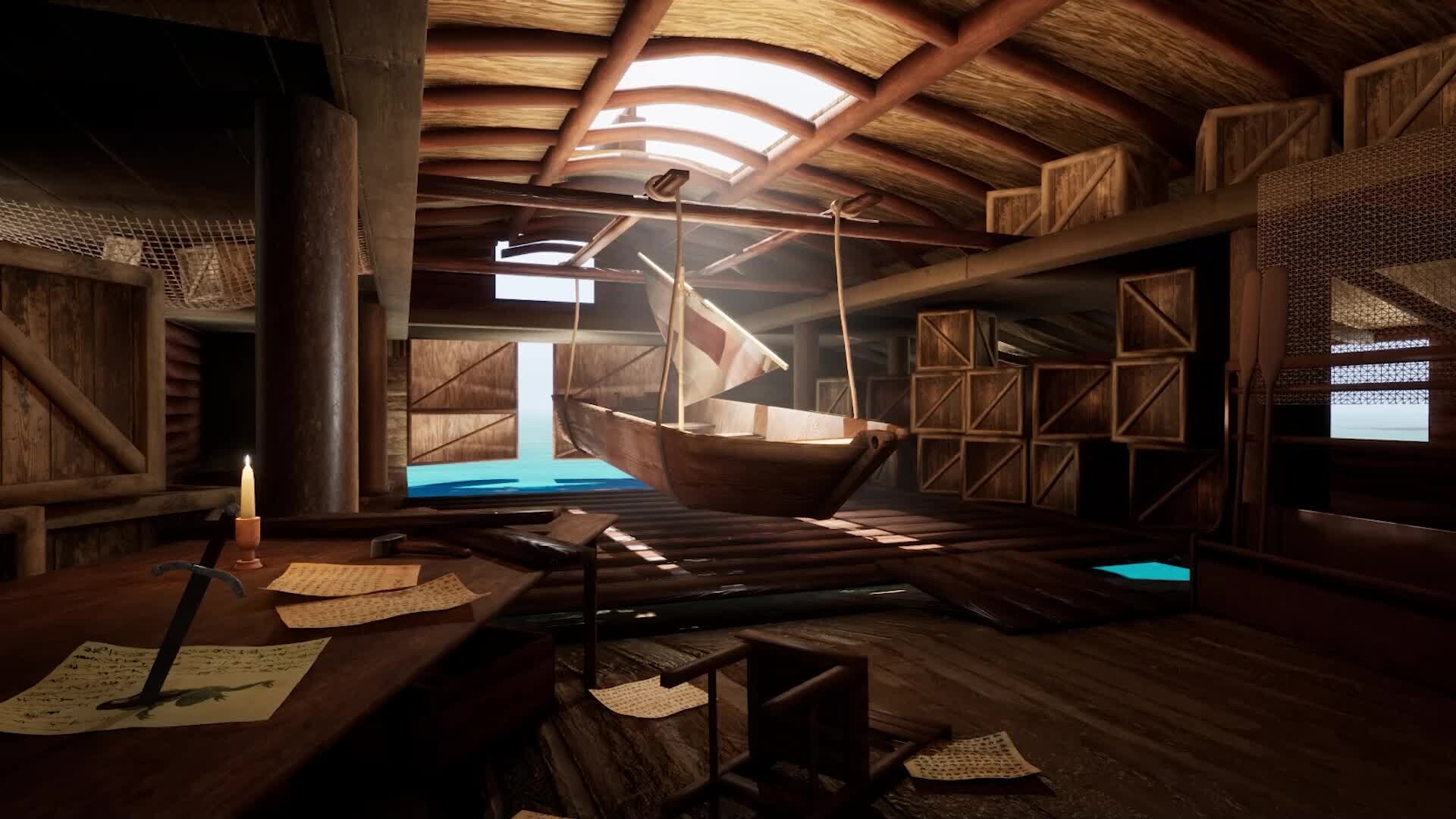 ArtStation - Boat House