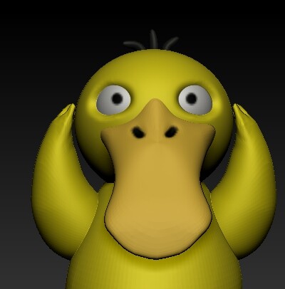 ArtStation - Psyduck - Pokemon