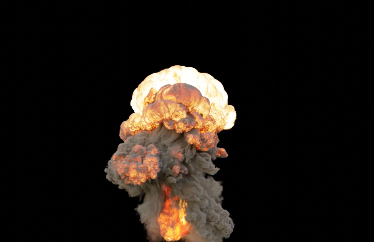 ArtStation - Houdini explosion sim