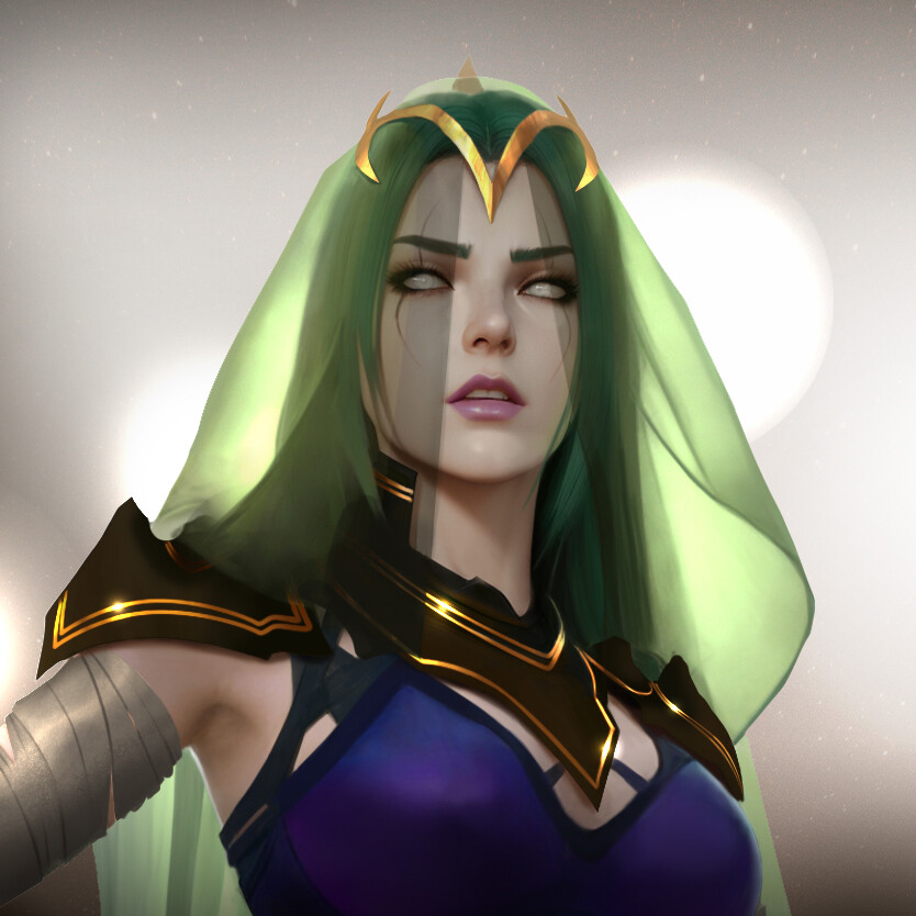 ArtStation - Althea - Necromancer Concept