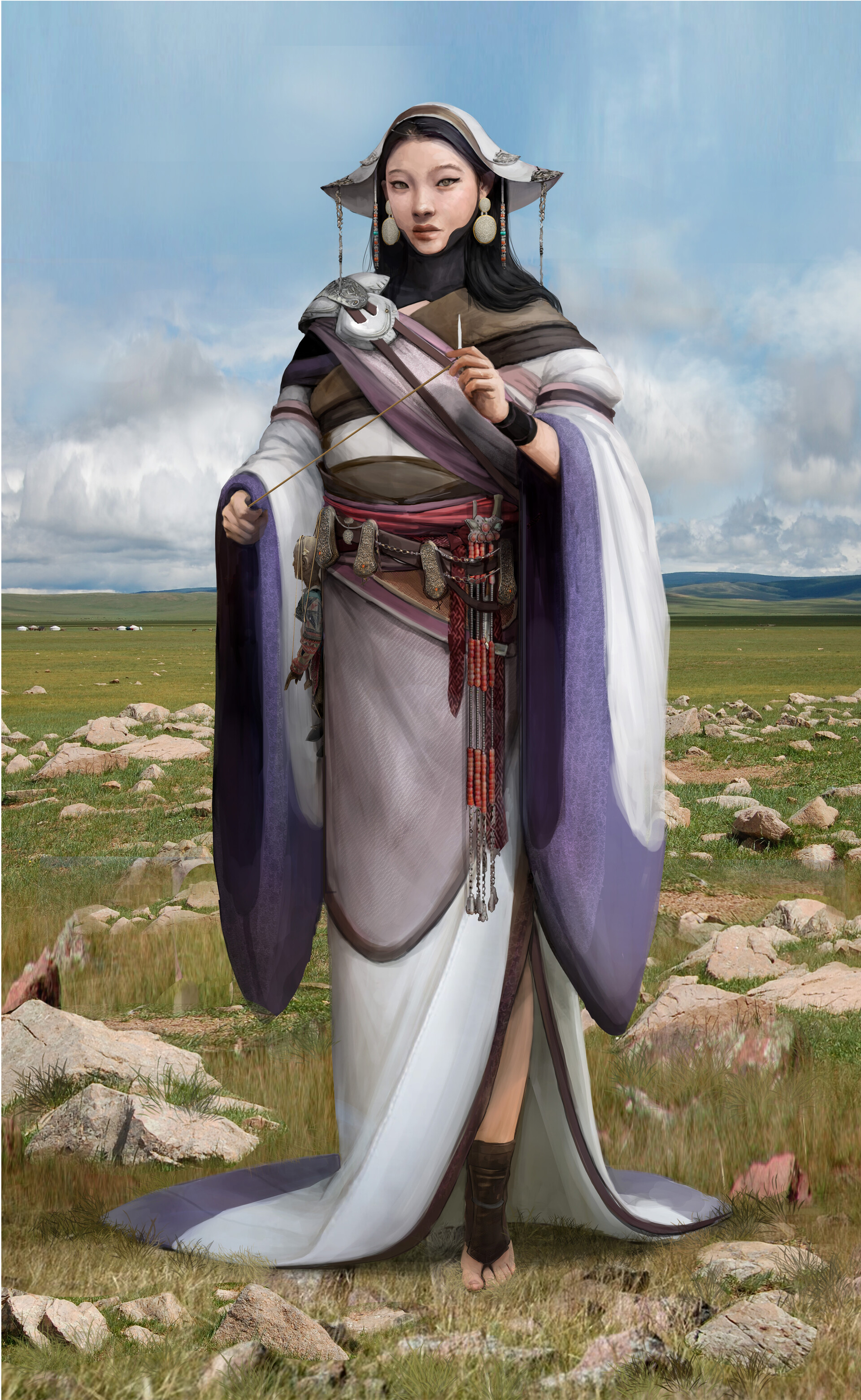 ArtStation - Shana from 'the song of promise' (personal project)