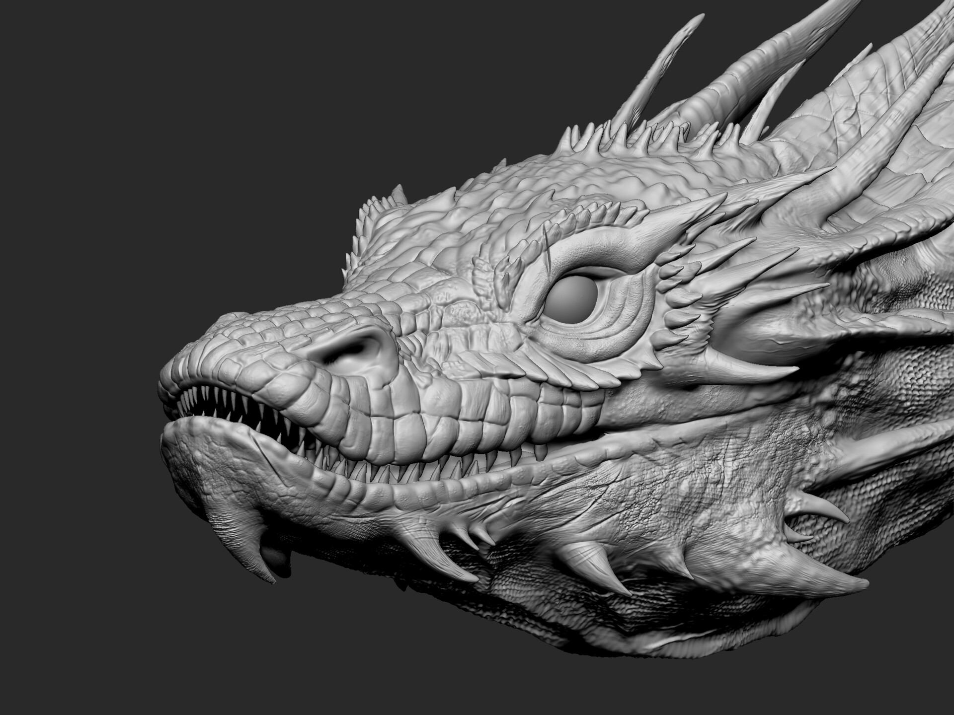 ArtStation - Dragon head