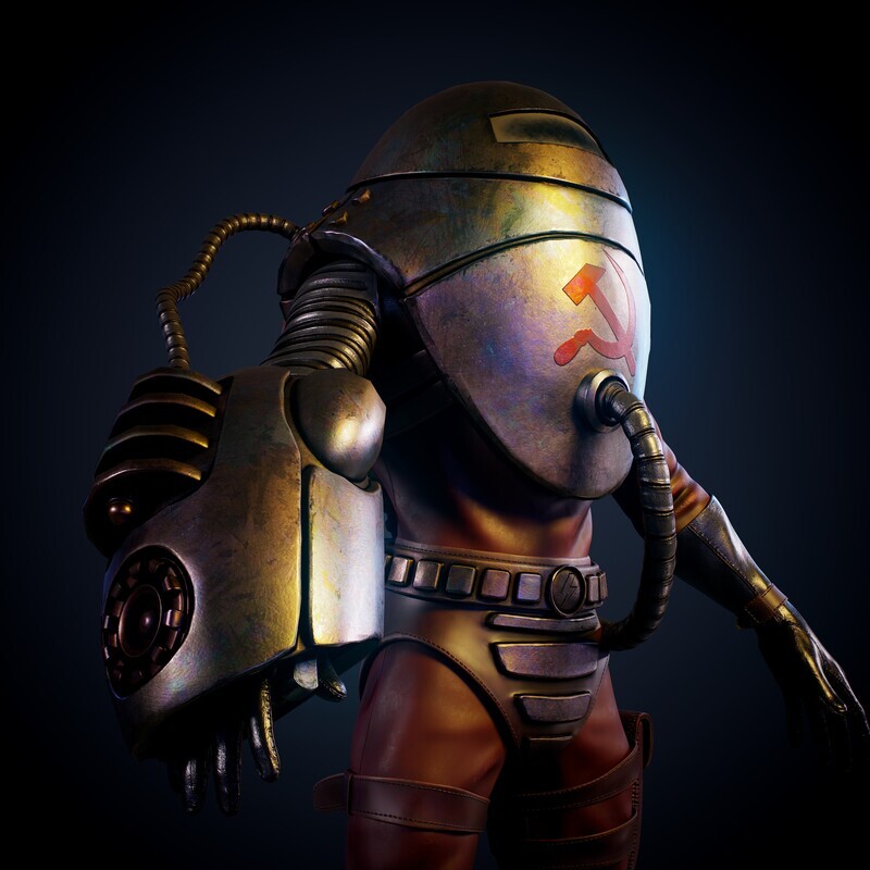 ArtStation - Tesla trooper