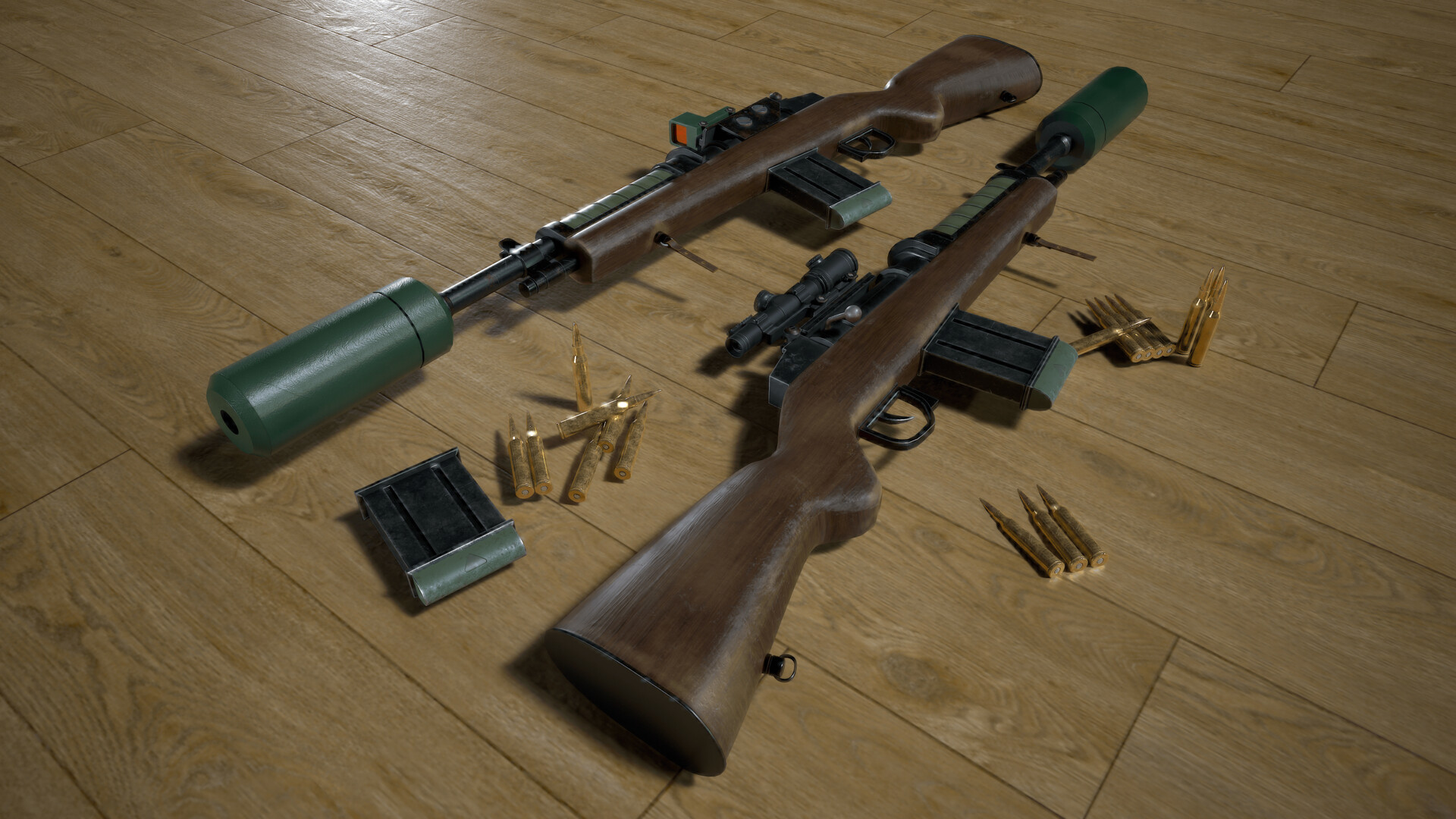ArtStation - Bolt Action Rifle