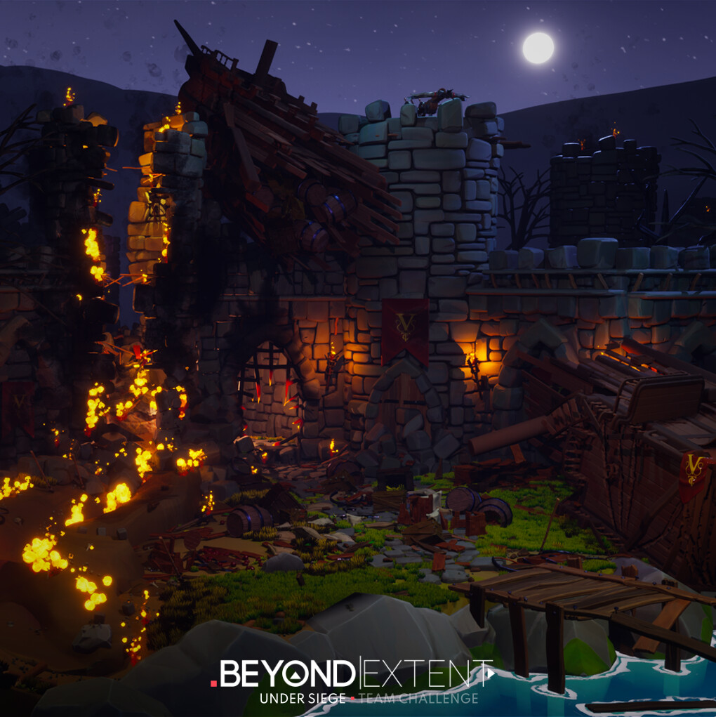 ArtStation - Under Siege - Beyond Extent Team Challenge