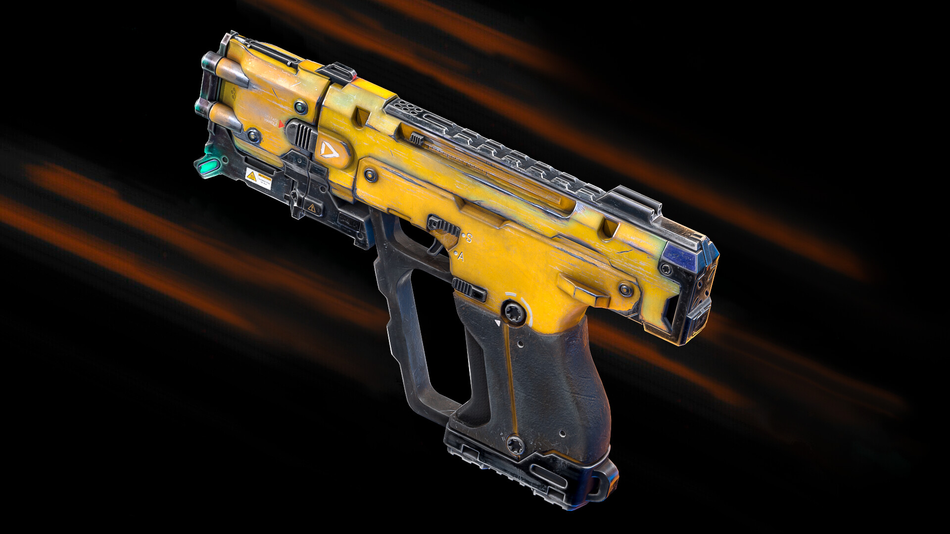 ArtStation - EMP Handgun (Retexture)