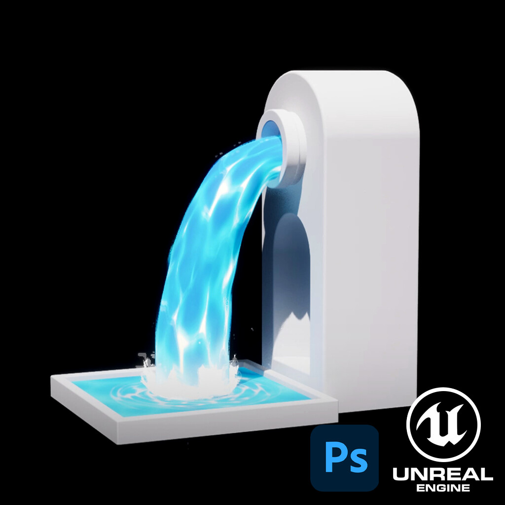 ArtStation - Fountain Water VFX