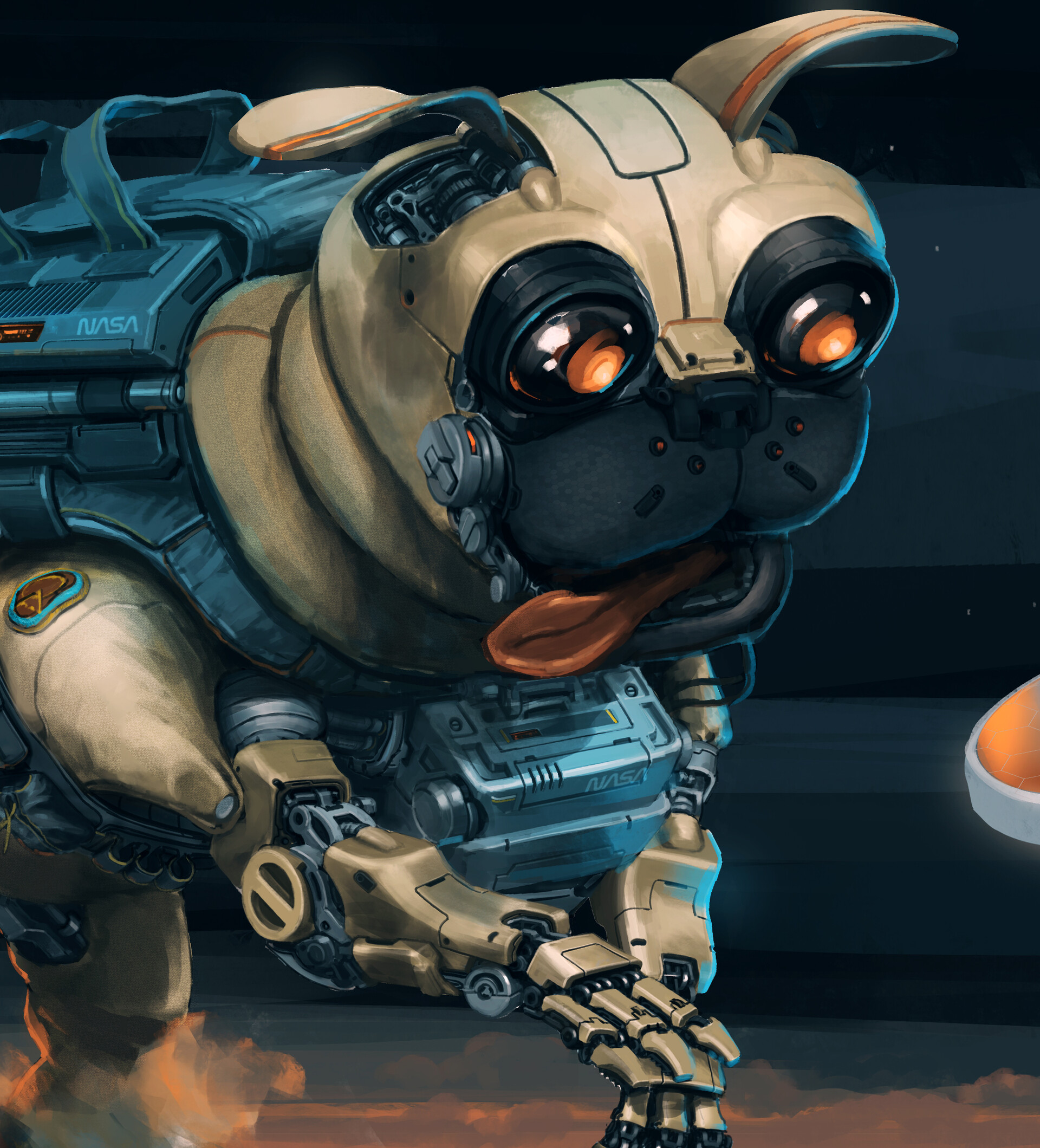 ArtStation - The Space Pug