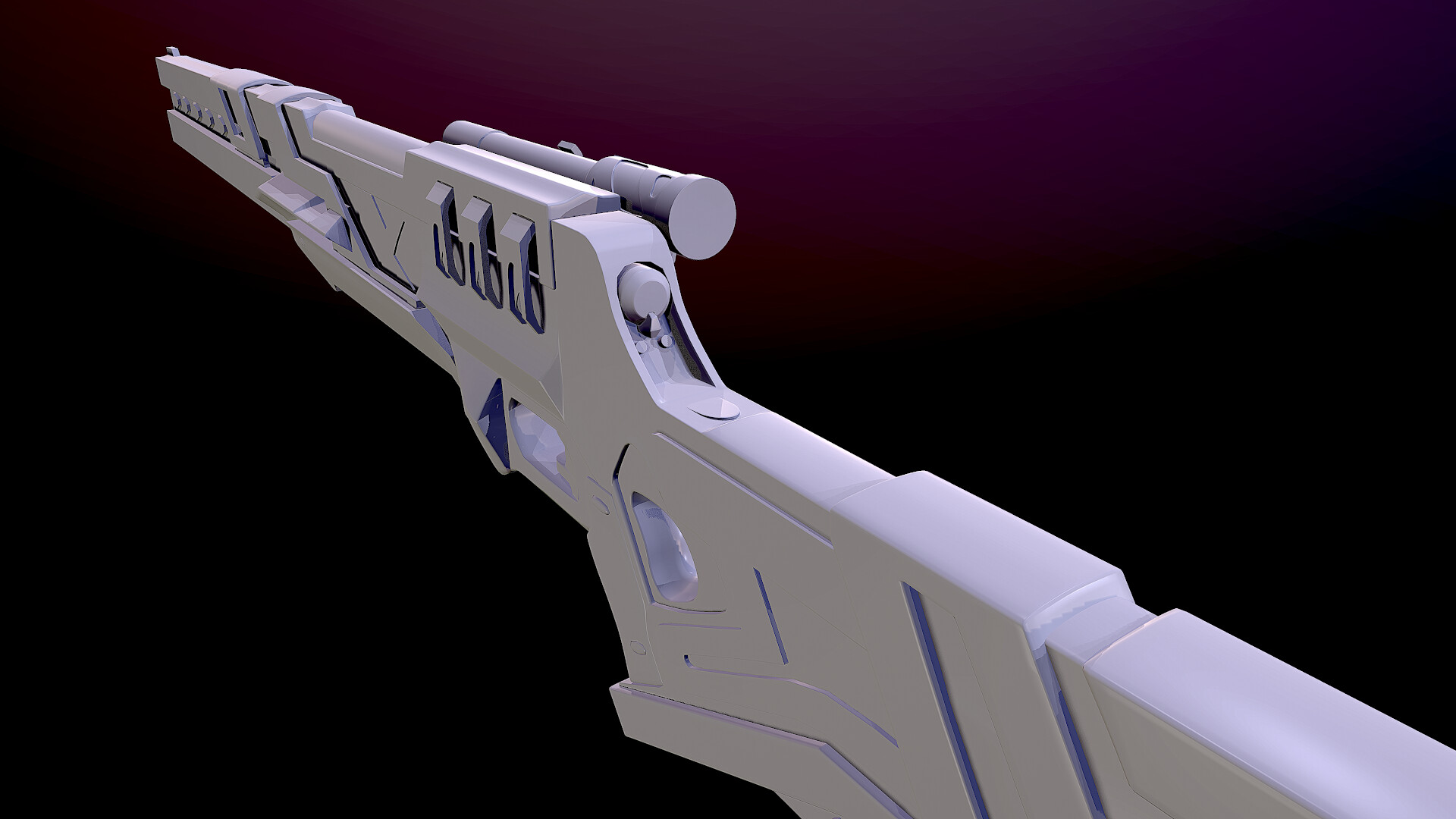 ArtStation - Riot's Valorant's Chamber Rifle Fanart Model