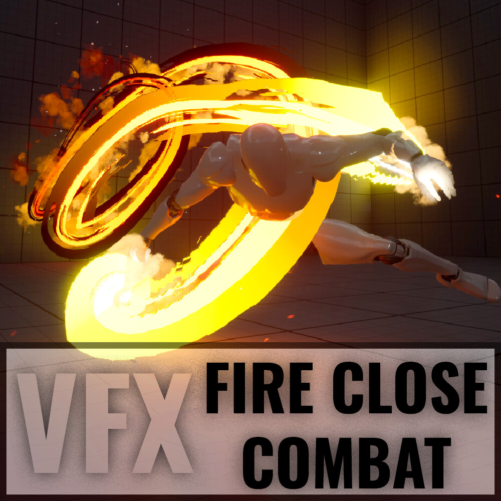 ArtStation - 4 Fire Close Combat Animation VFX