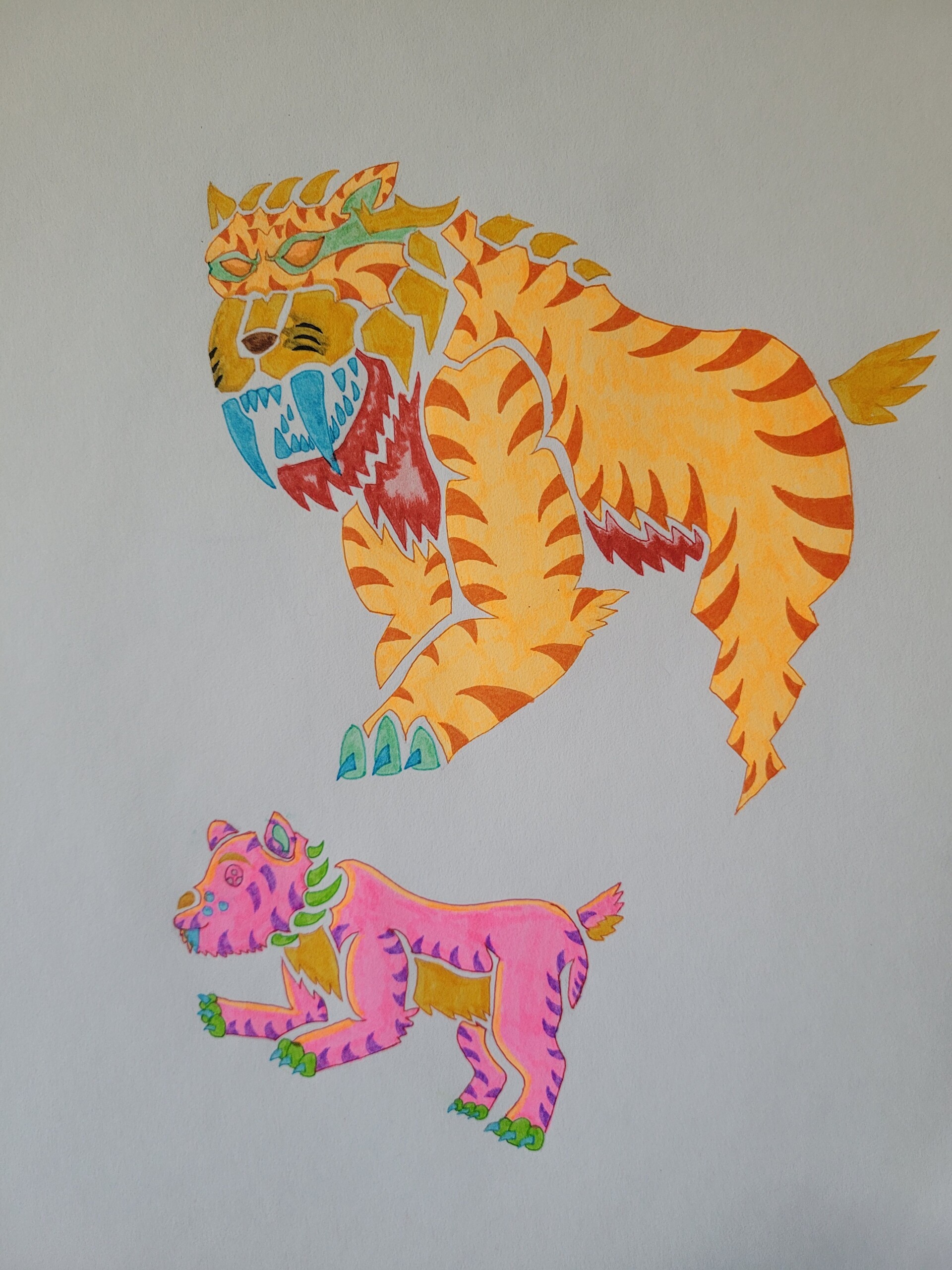 ArtStation - Be sabor tooth tiger or sabor kitty