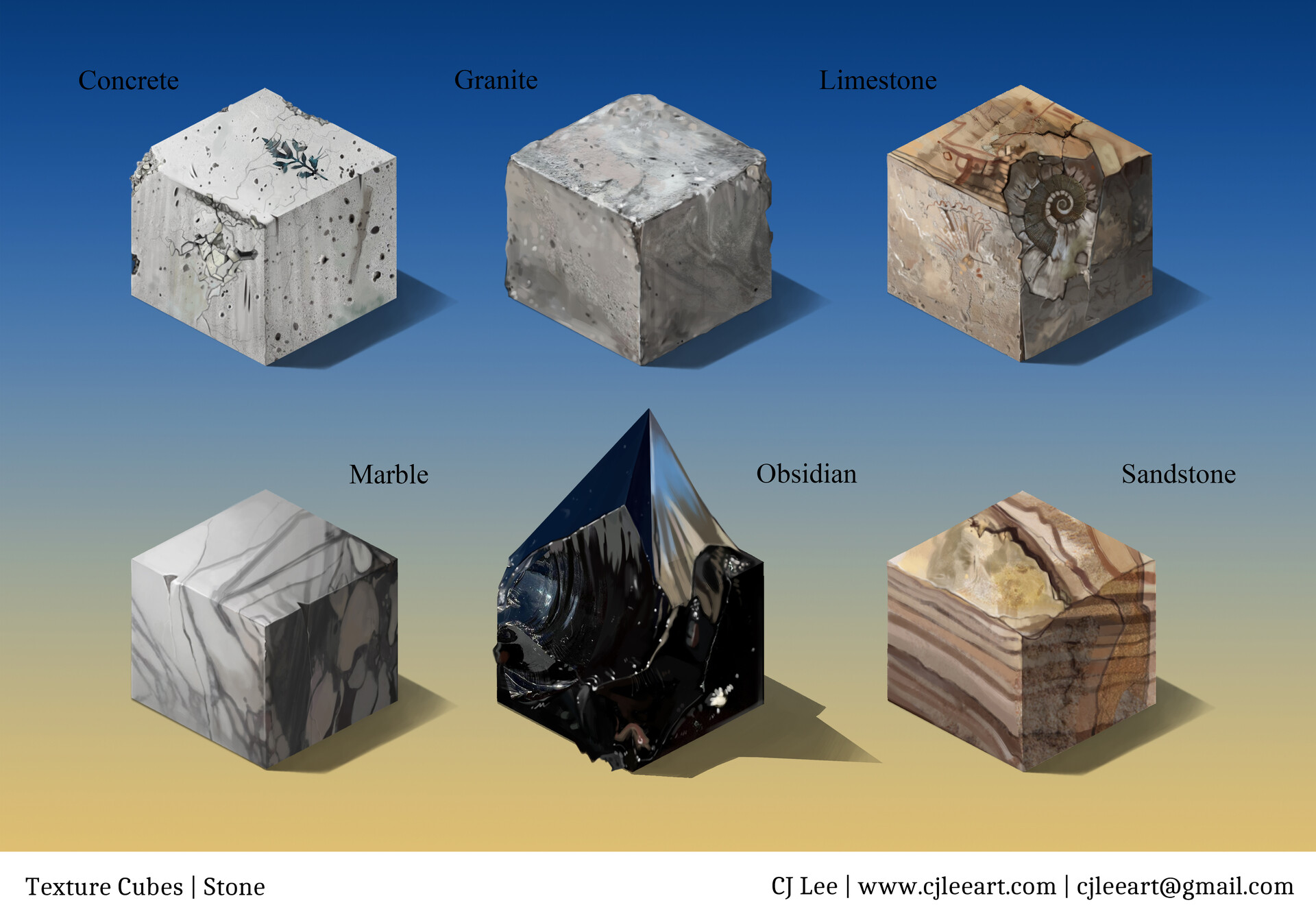 ArtStation - Texture Cubes_Stone