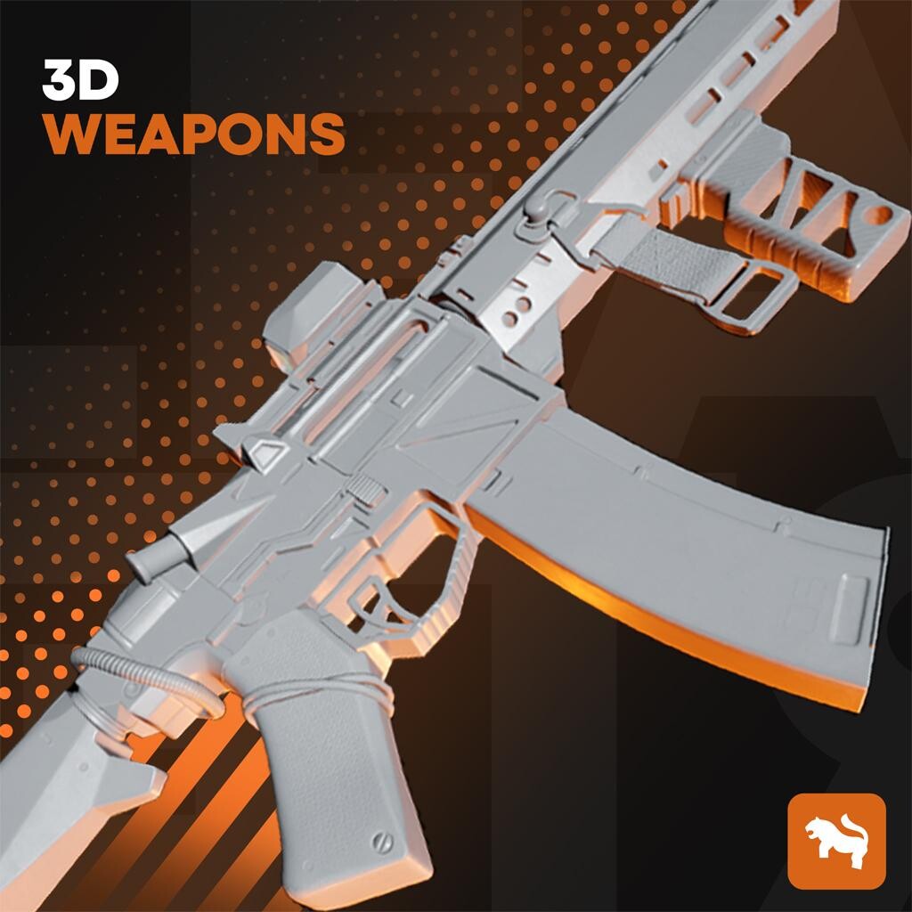 ArtStation - 3D Weapons