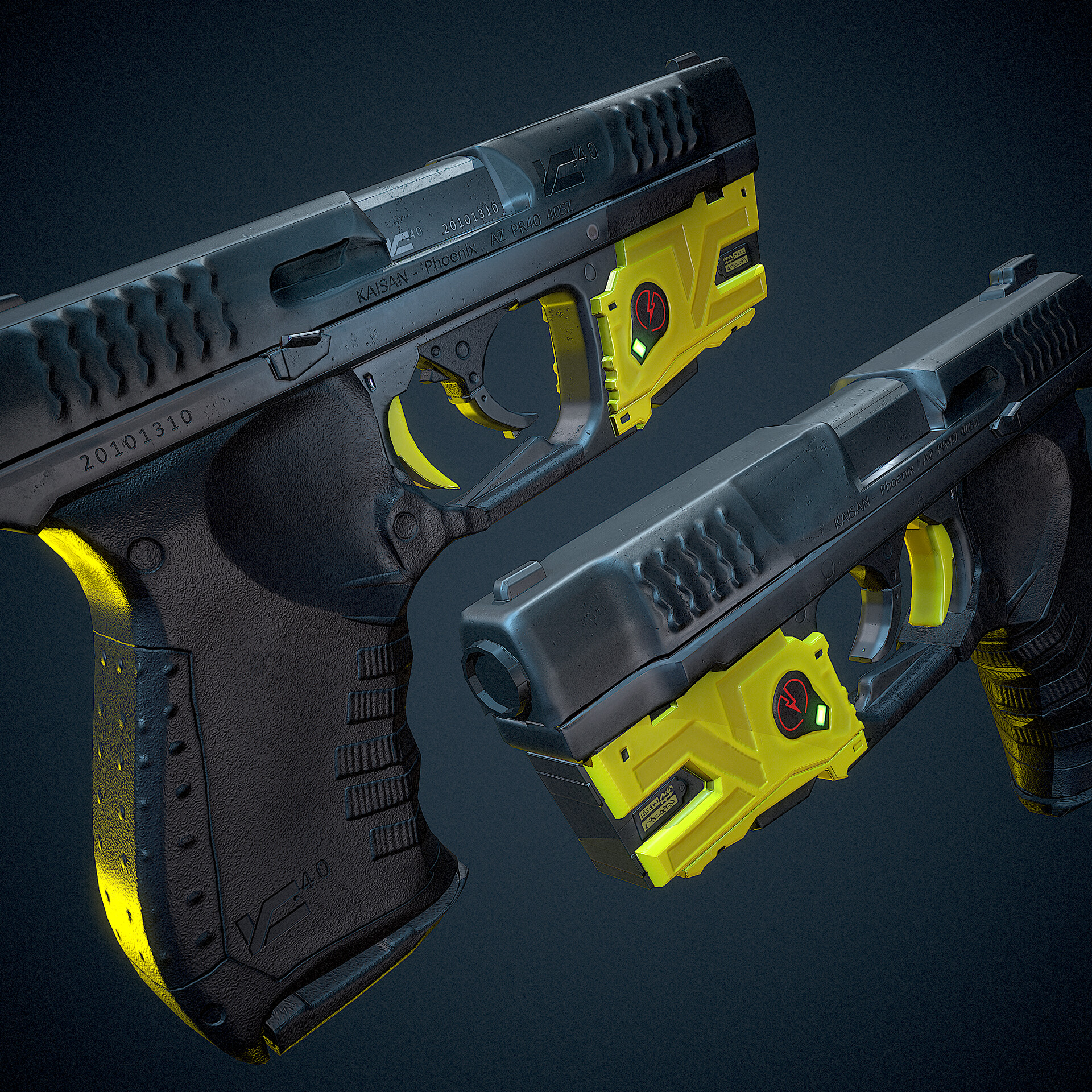 ArtStation - Tazer Gun