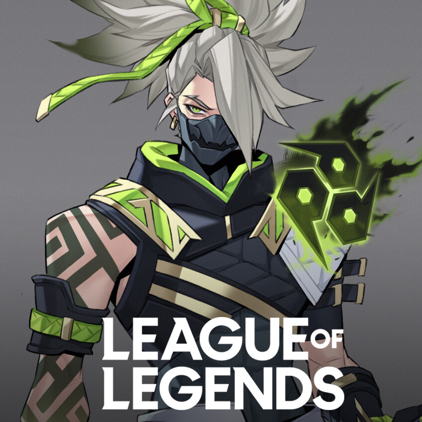ArtStation - Inkshadow Yasuo concept
