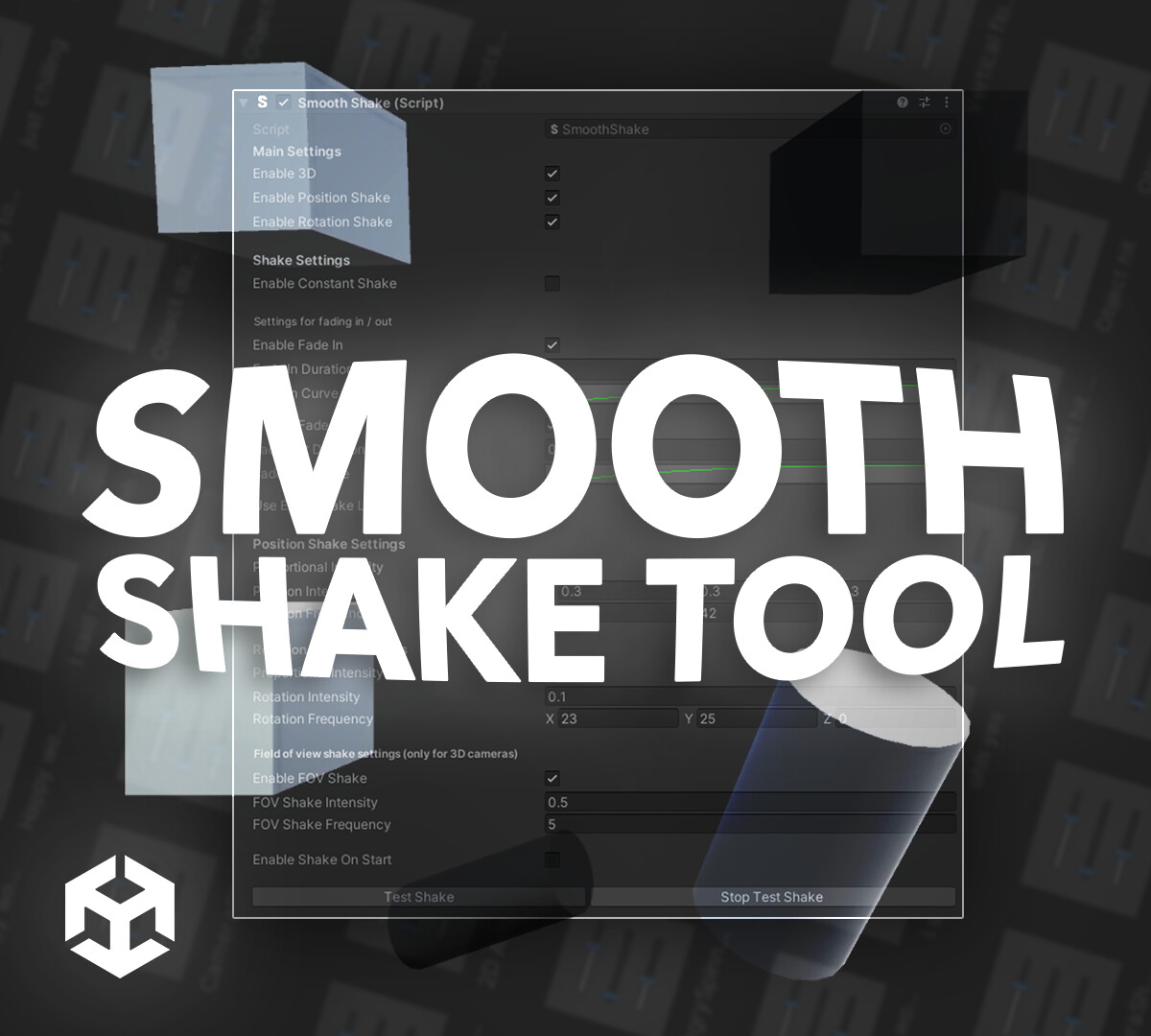 ArtStation - Smooth Shake for Unity (Custom animation tool)