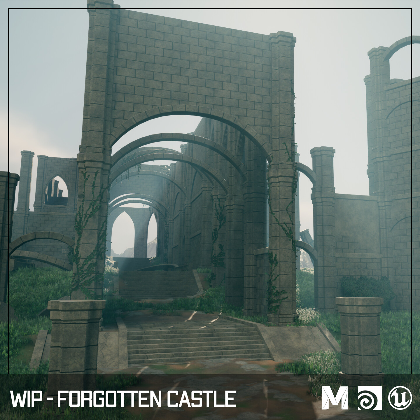 ArtStation - WIP - Forgotten Castle