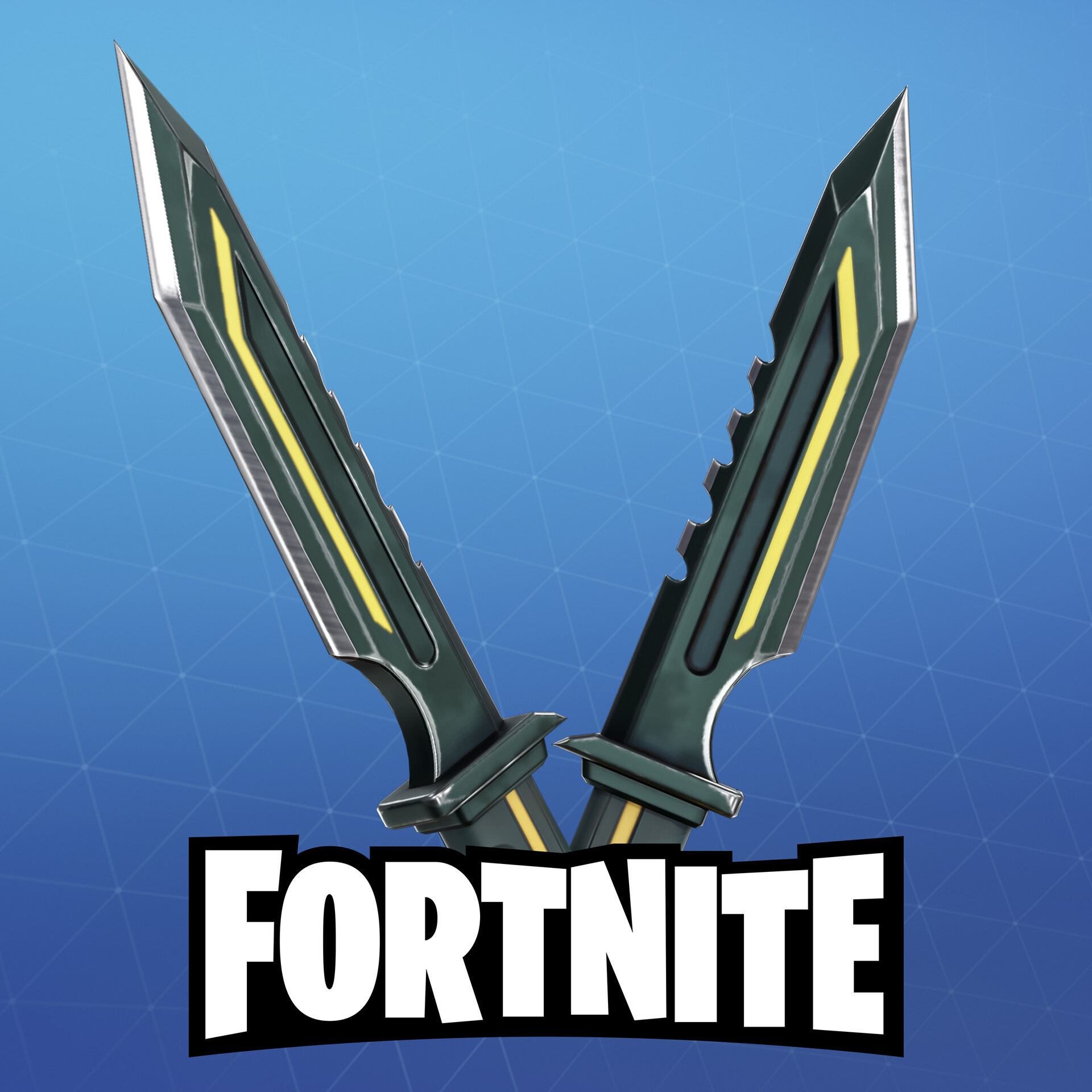 ArtStation - Fortnite - Serrated Slicer Pickaxe (Fan Art)