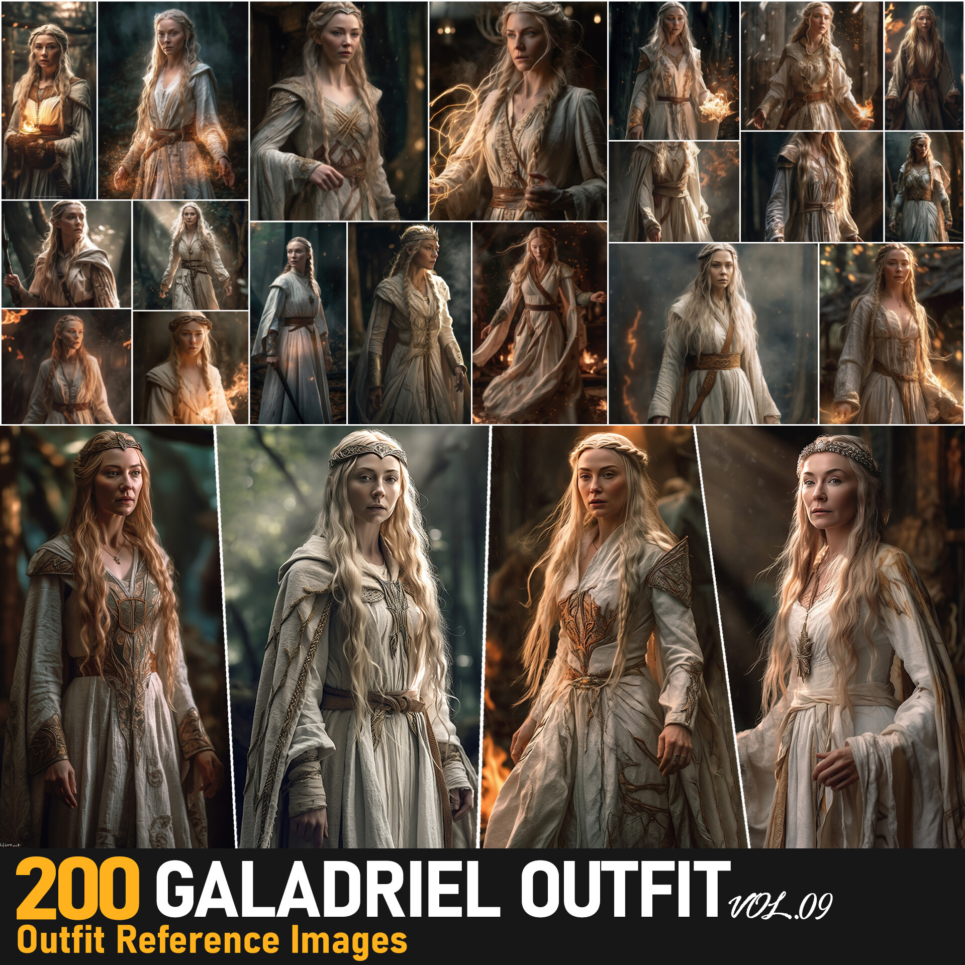 ArtStation - Galadriel Outfit VOL.09|4K Reference Images