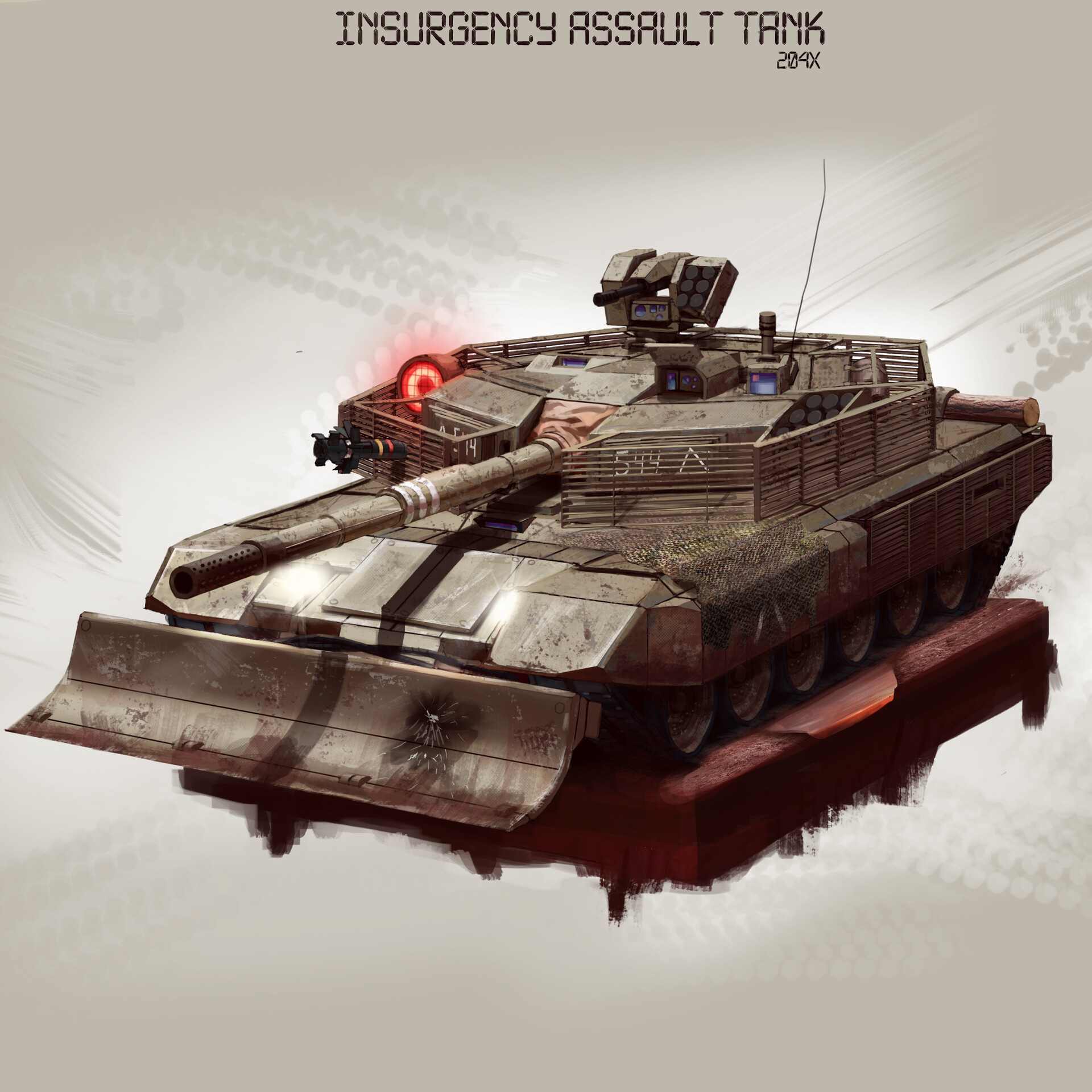 ArtStation - Insurgency tank concept