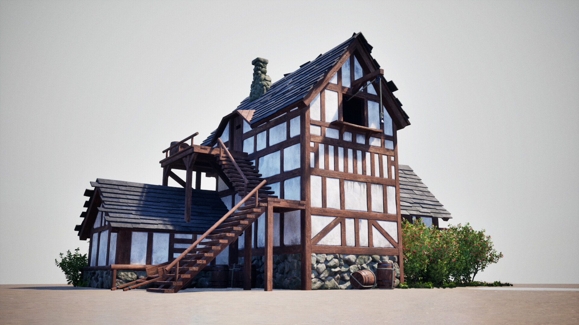ArtStation - Half-Timbered House