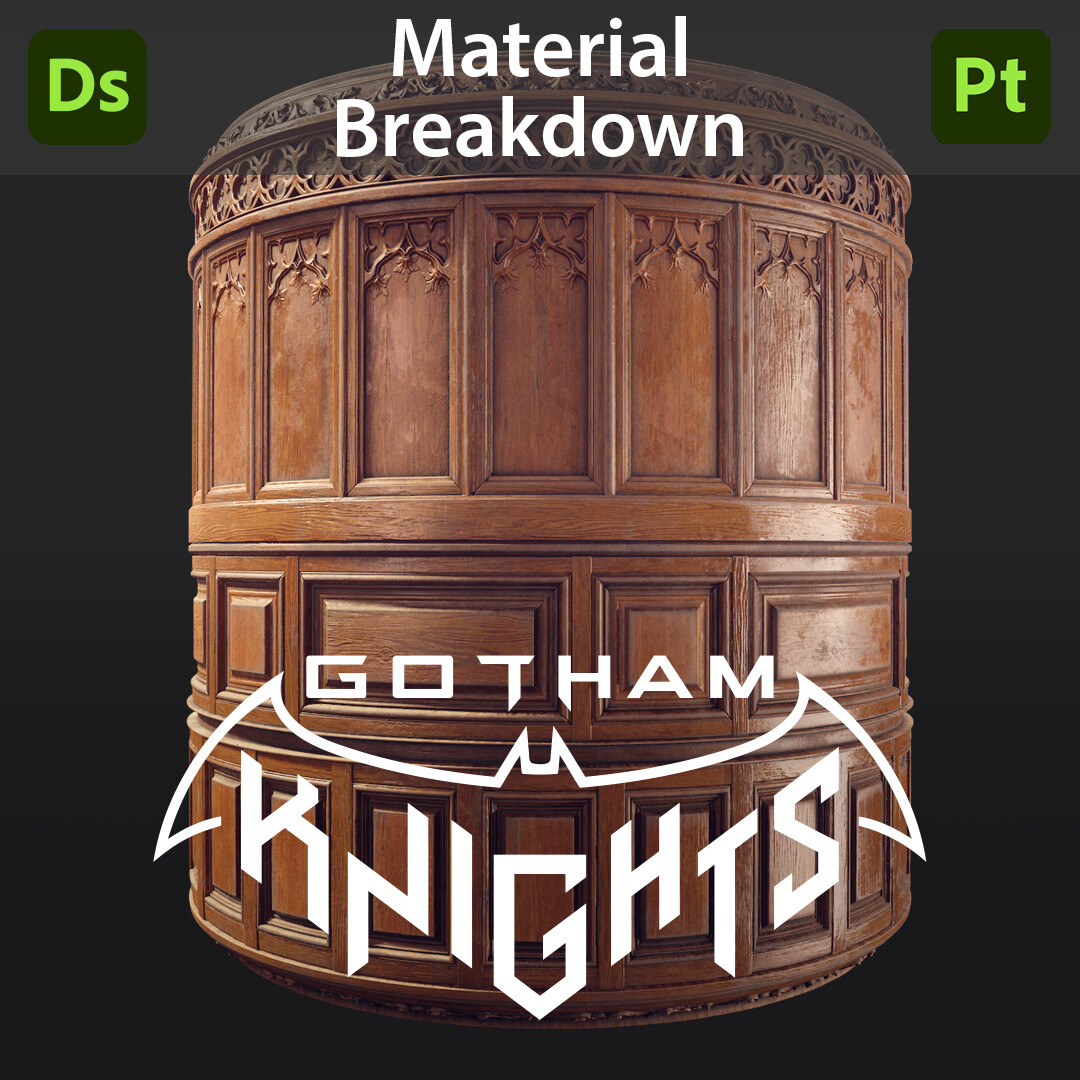 ArtStation - WoodWork Material Breakdown