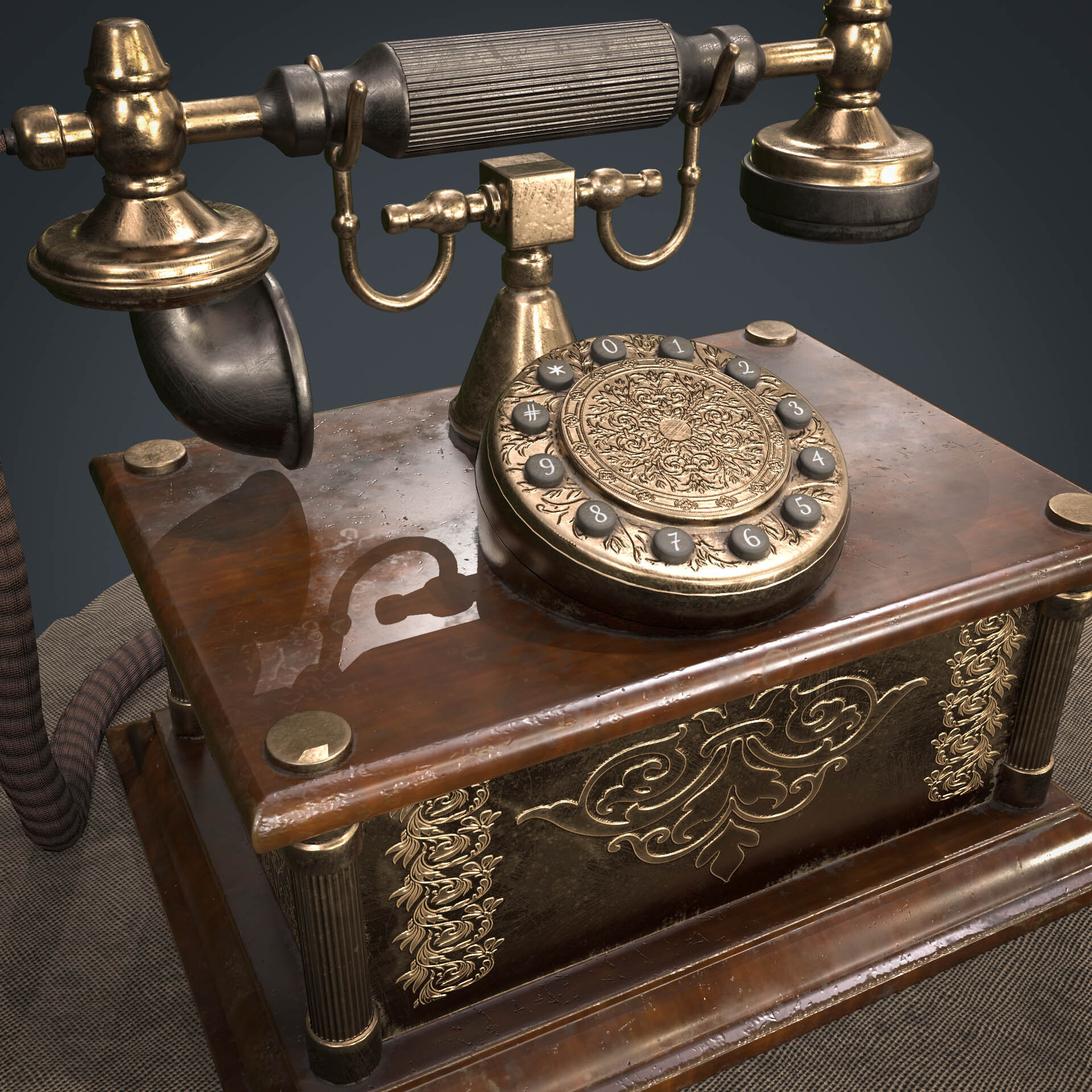ArtStation - Vintage phone