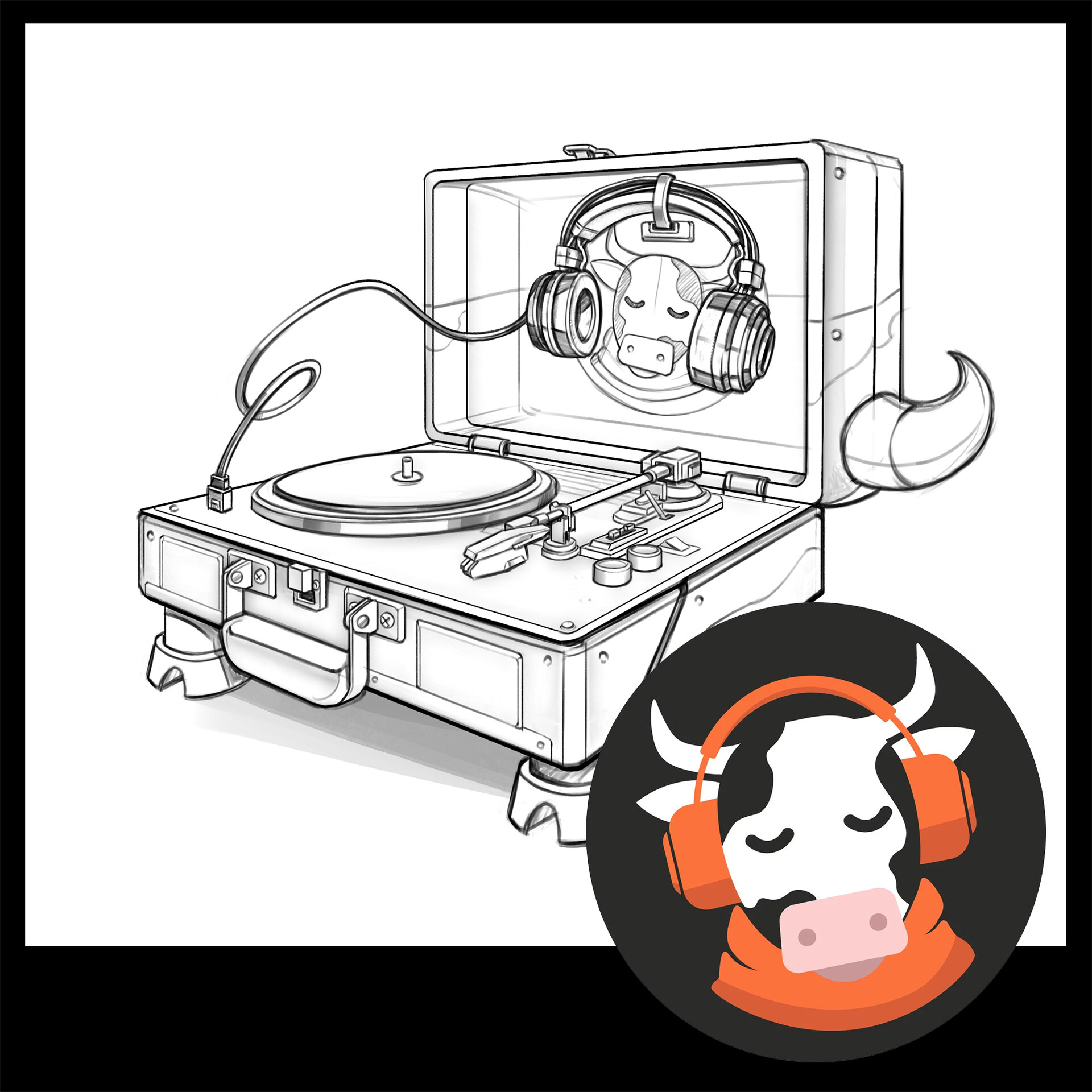 ArtStation - The Chilled Cow Record Player