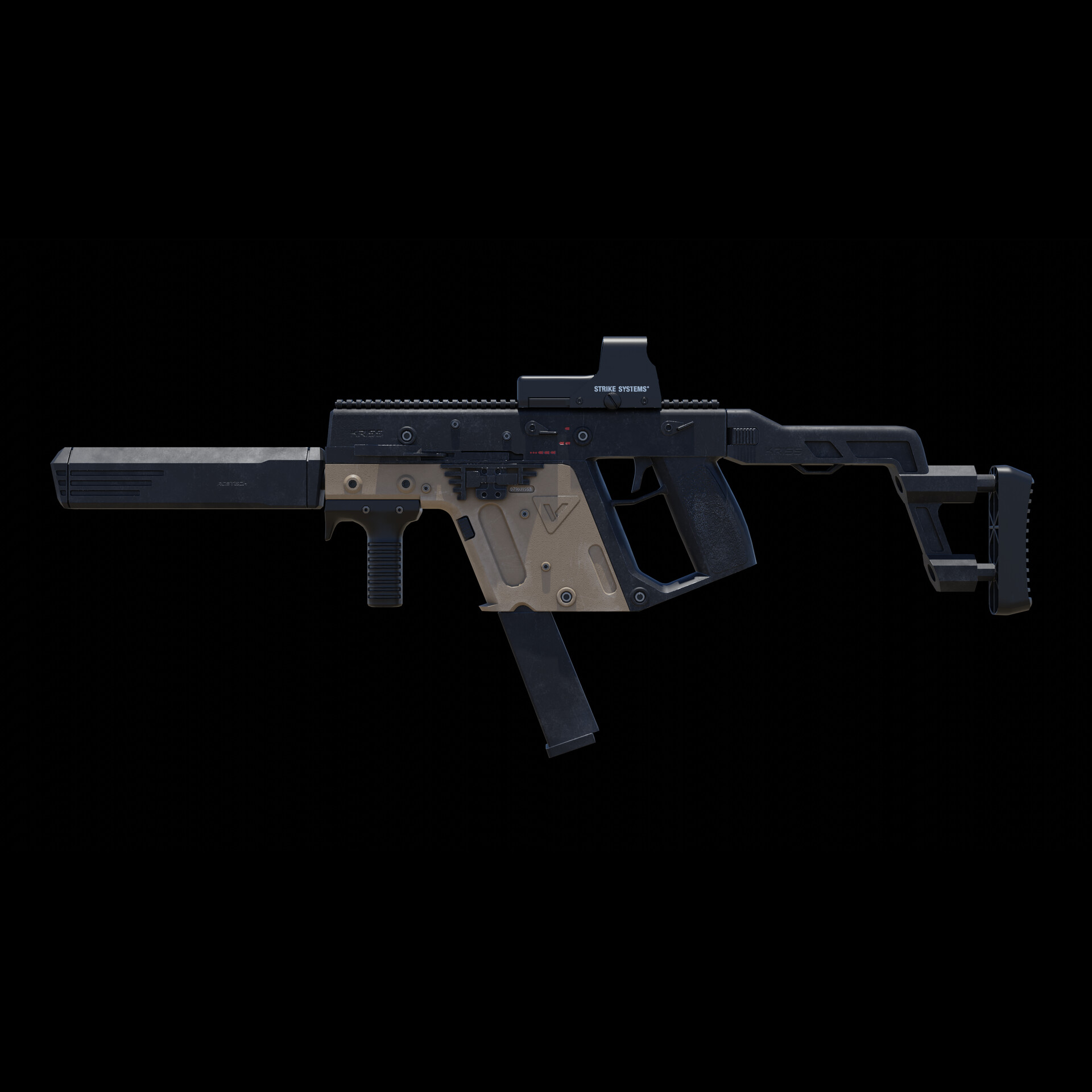 ArtStation - KRISS Vector (airsoft gun) realistic model