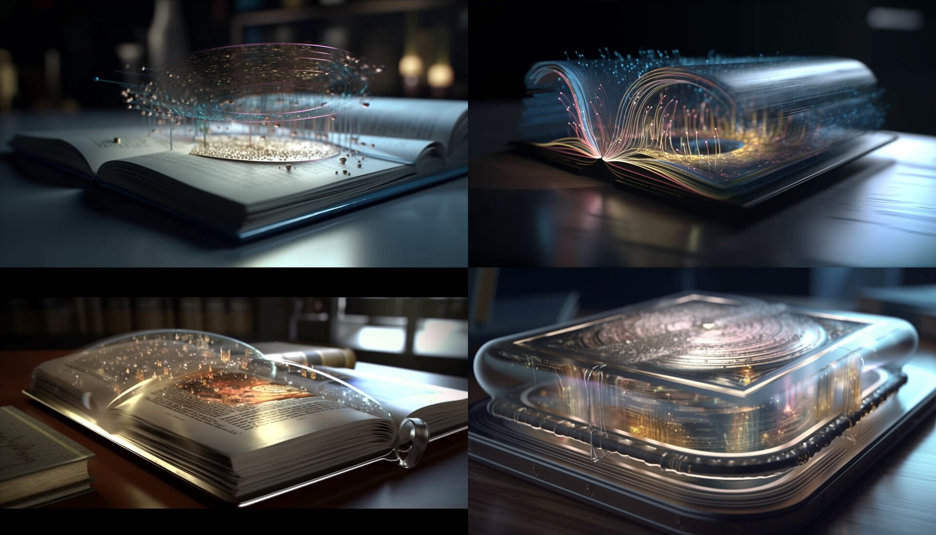 ArtStation - Digital Hybrid Book: a Future Concept